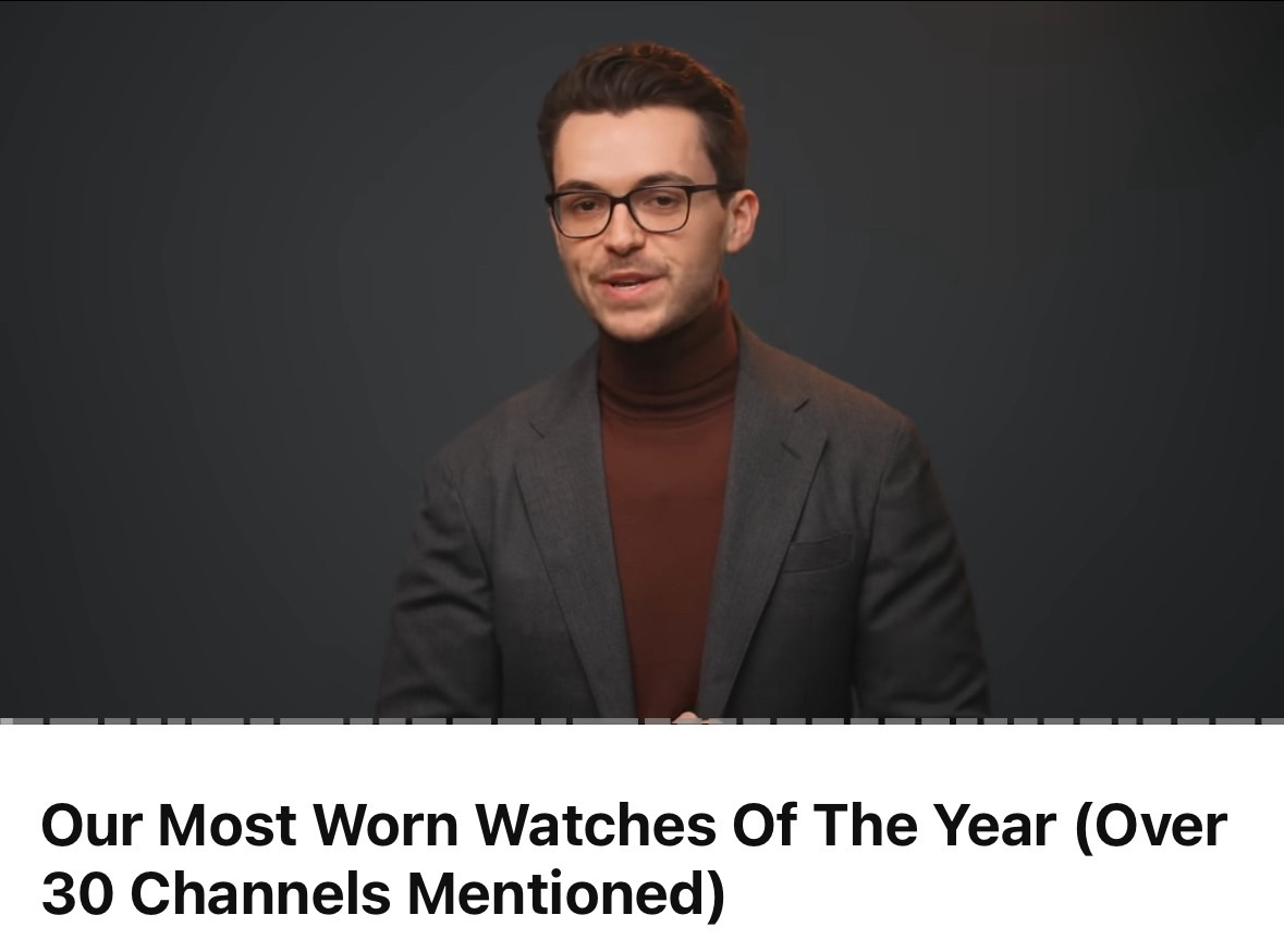 "The best compilation of YouTube influencers in the world of horology ...