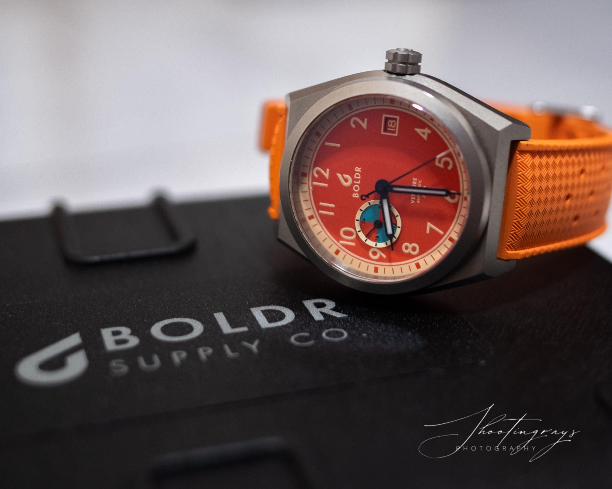 Boldr Venture Wayfarer - Tangerine | WatchCrunch