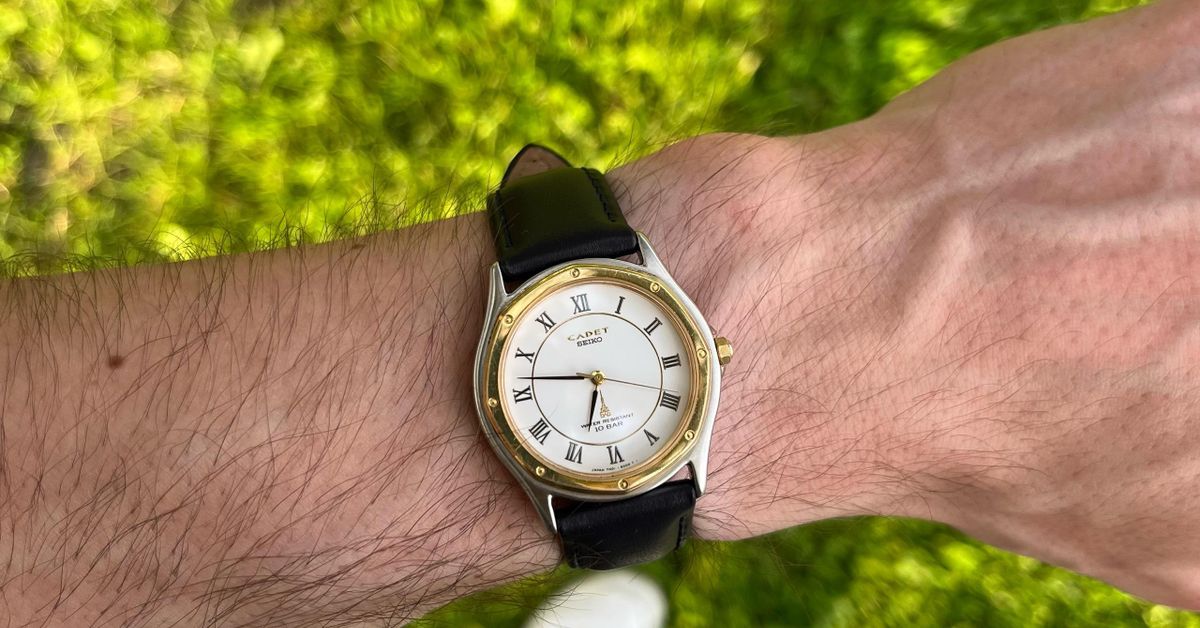 I finally bought a Cartier San-I mean…a Seiko Cadet! My new “Seiko ...