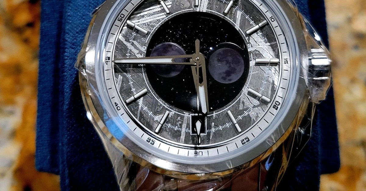 Zelos Helica Moon Phase Meteorite Christmas 2026 | WatchCrunch