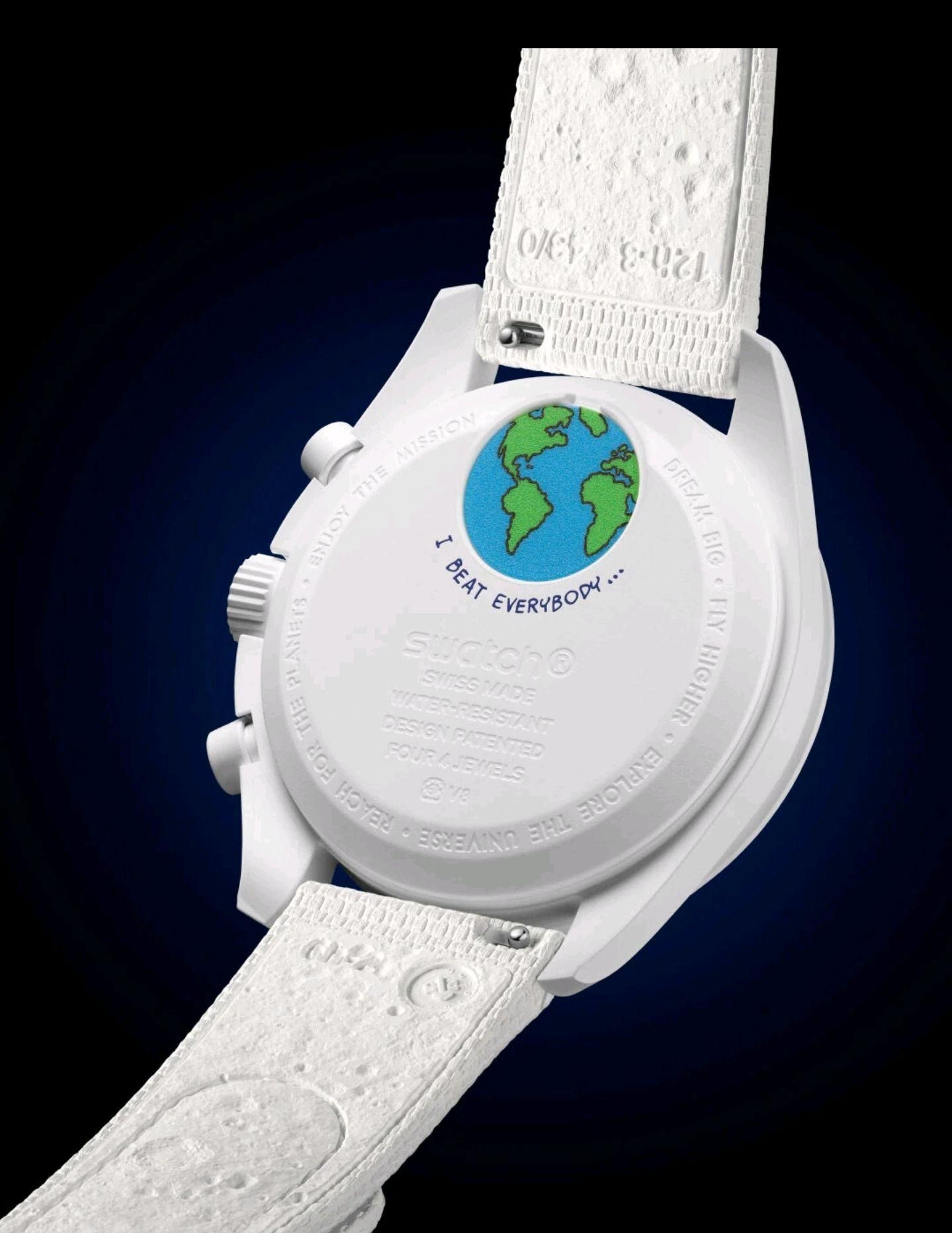 Omega x Swatch Speedmaster Moonswatch "Cold Moon" Mission to Earthphase ...