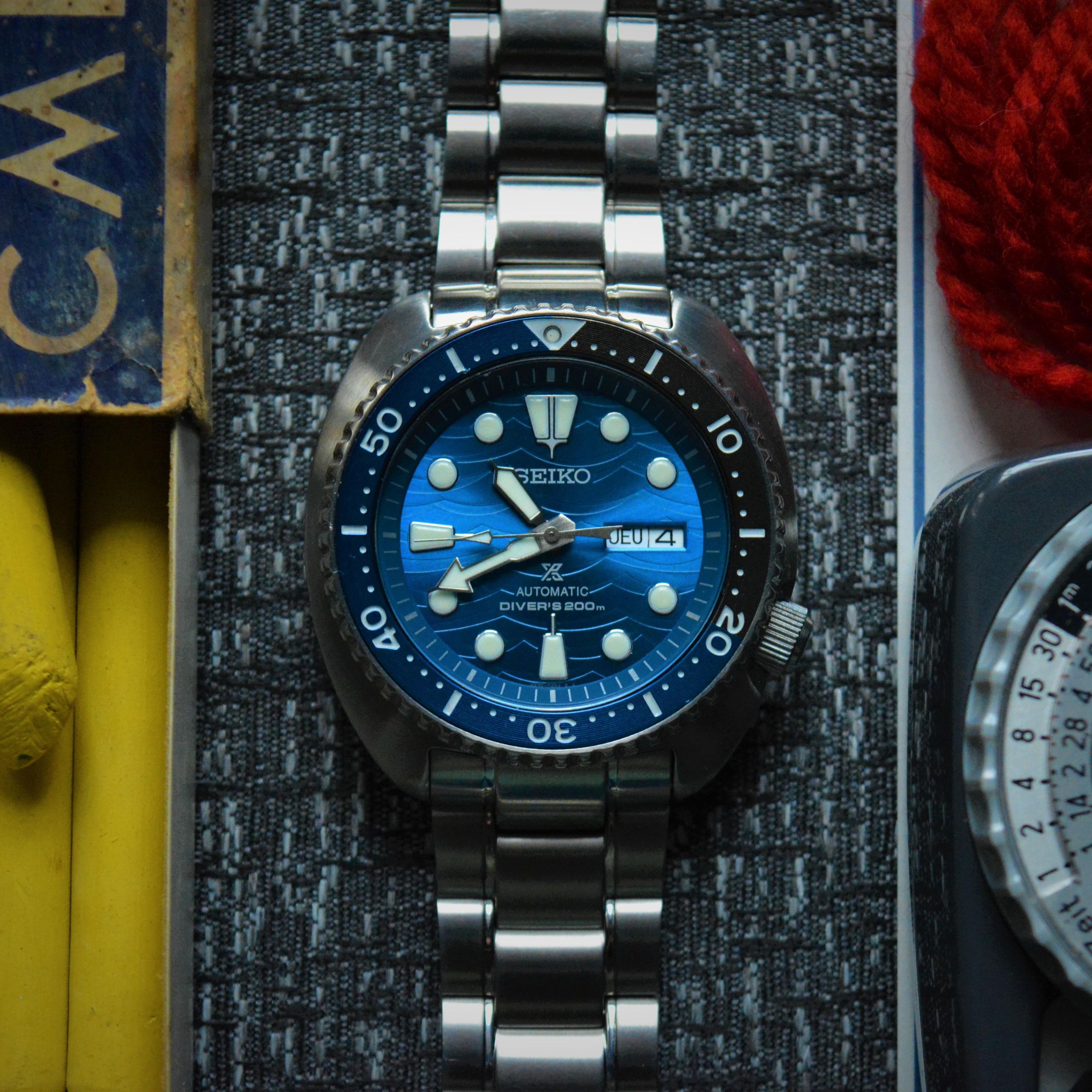 Seiko Turtle save the ocean "shark edition" | WatchCrunch