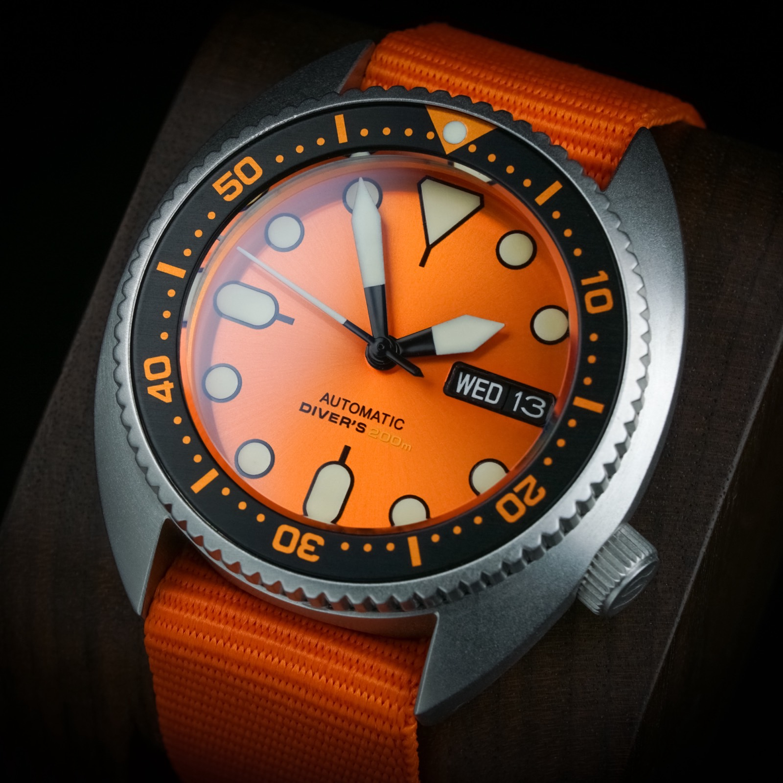 Custom SKX013 “Mini-Turtle” | WatchCrunch