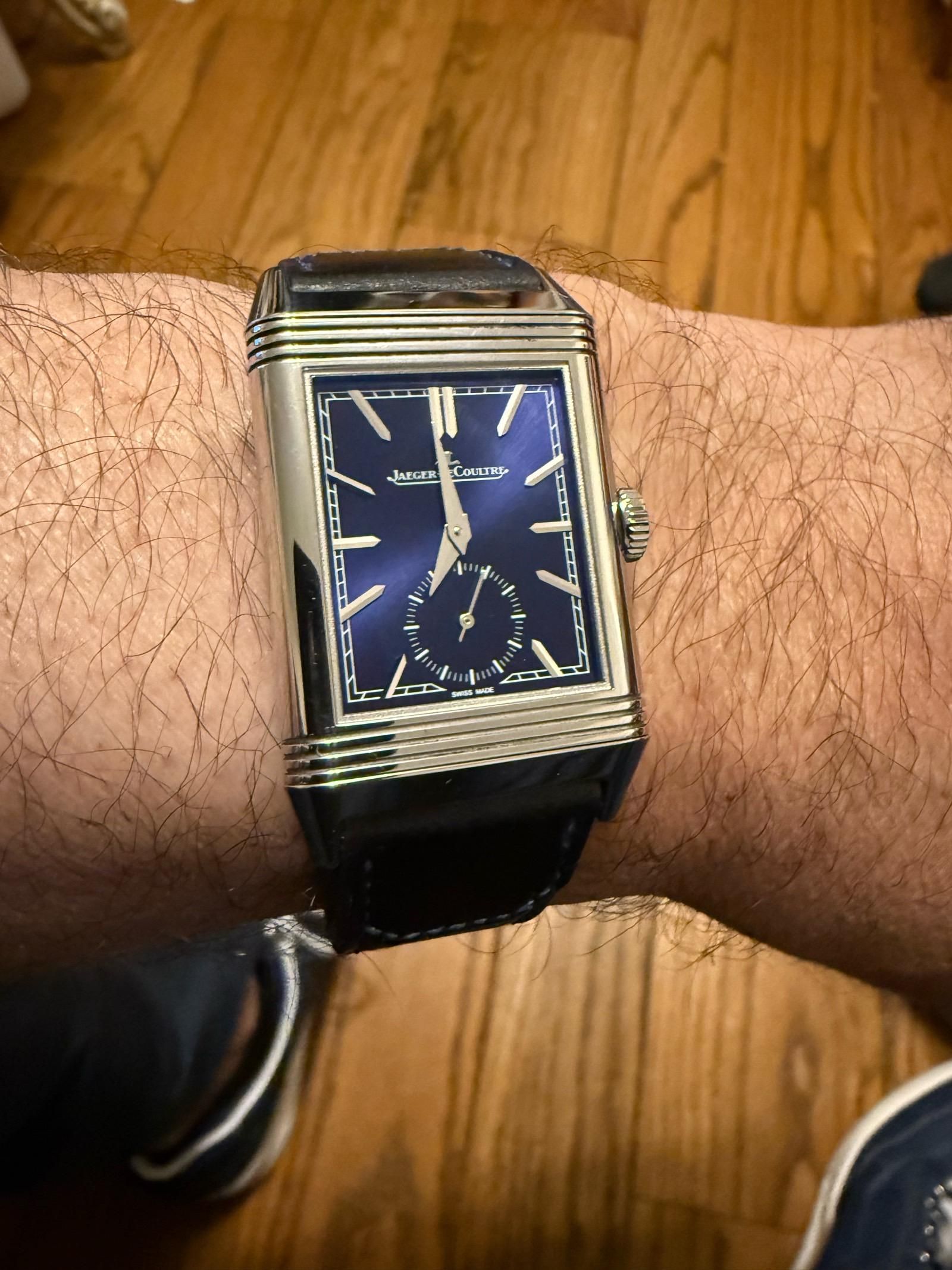 Does anyone wear their JLC Reverso on the blank case side more often ...