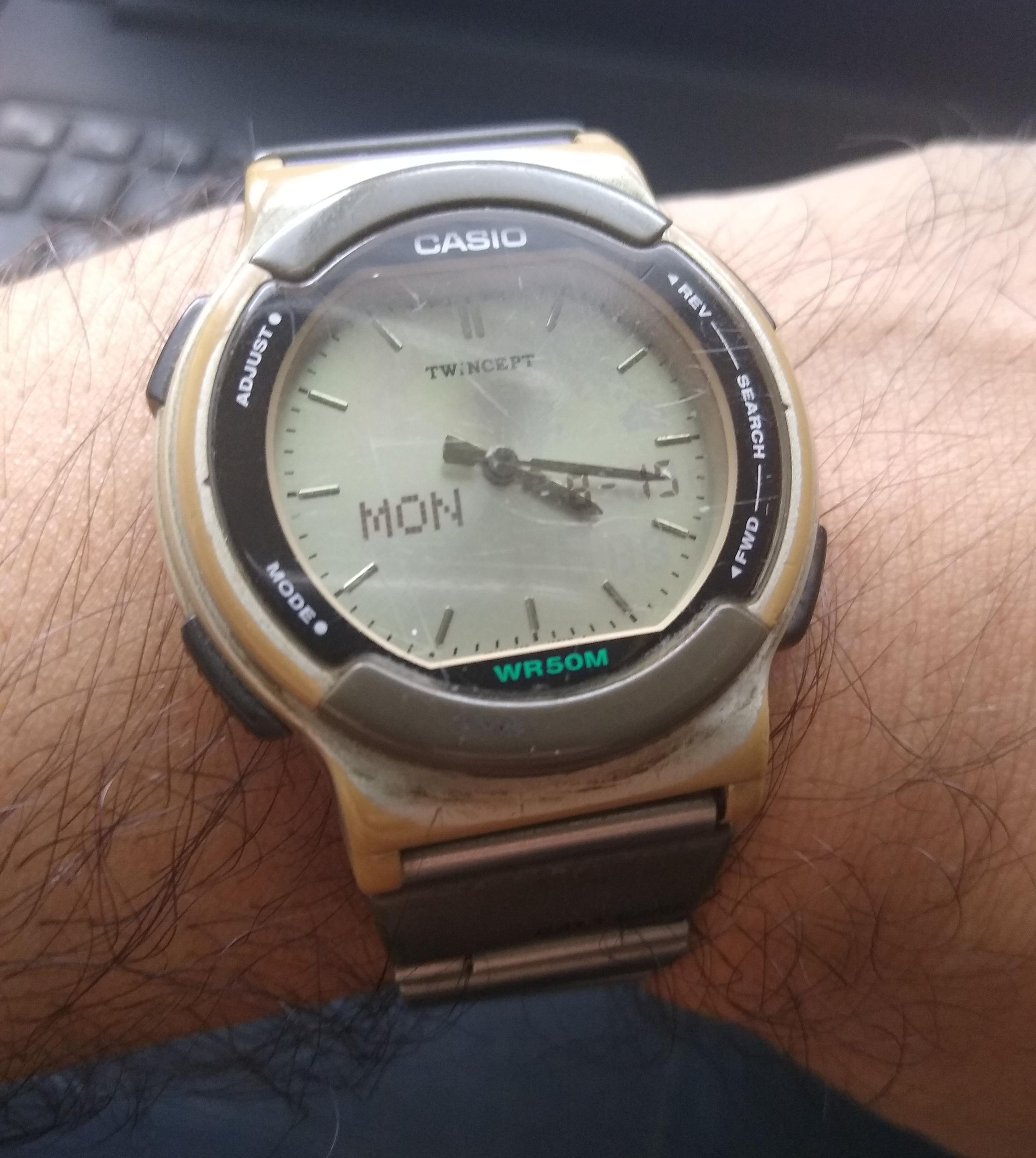 My first post!!! (Casio ABX-53 Databank Twincept) | WatchCrunch