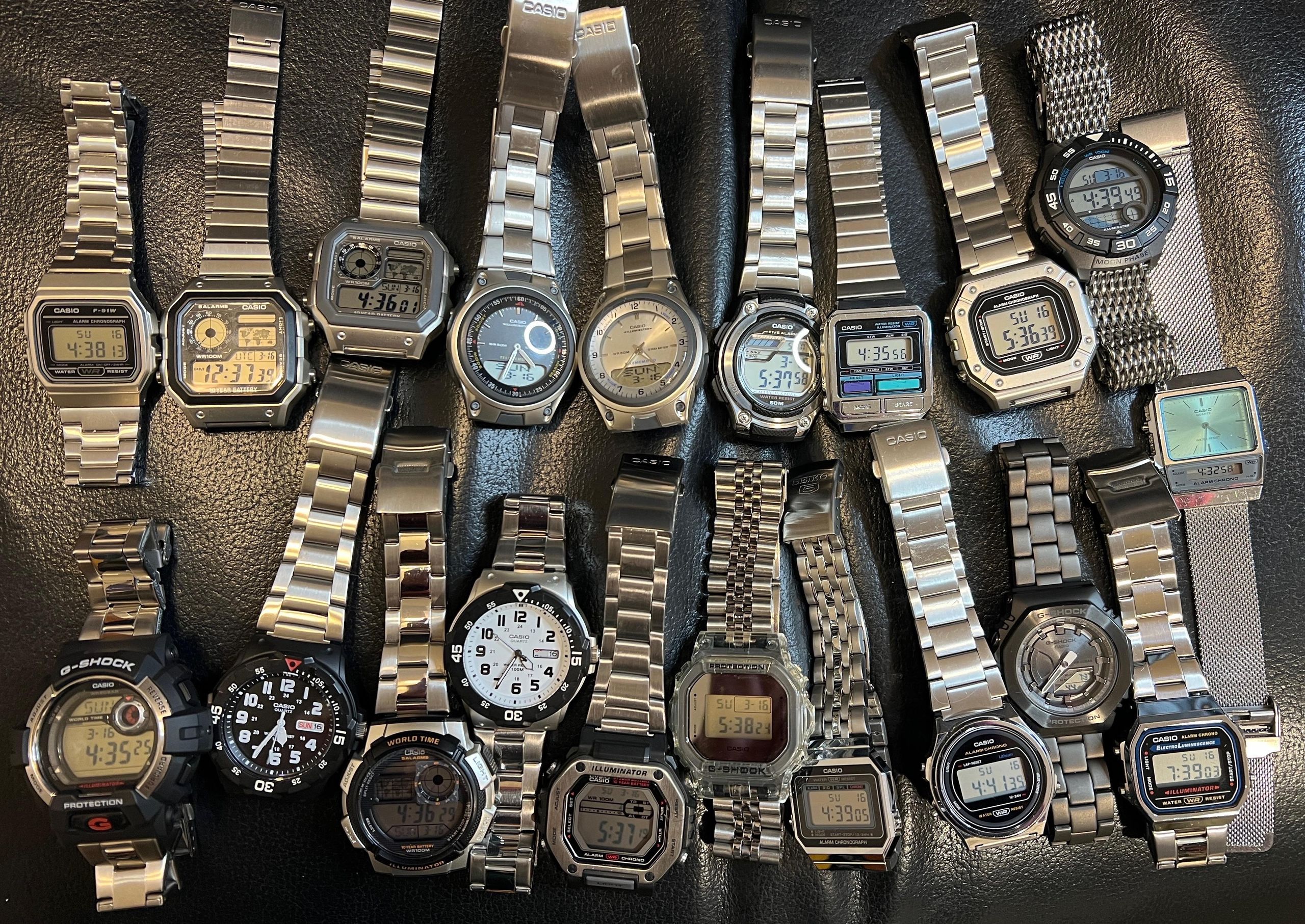 Heavy Metal. Who here are only metal bracelets on their watches ...