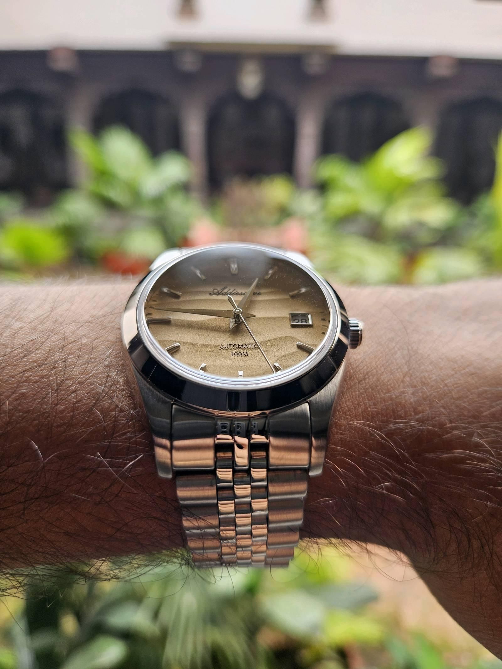Addiesdive 39mm Sand Dial NH35 Mechanical Watch | WatchCrunch