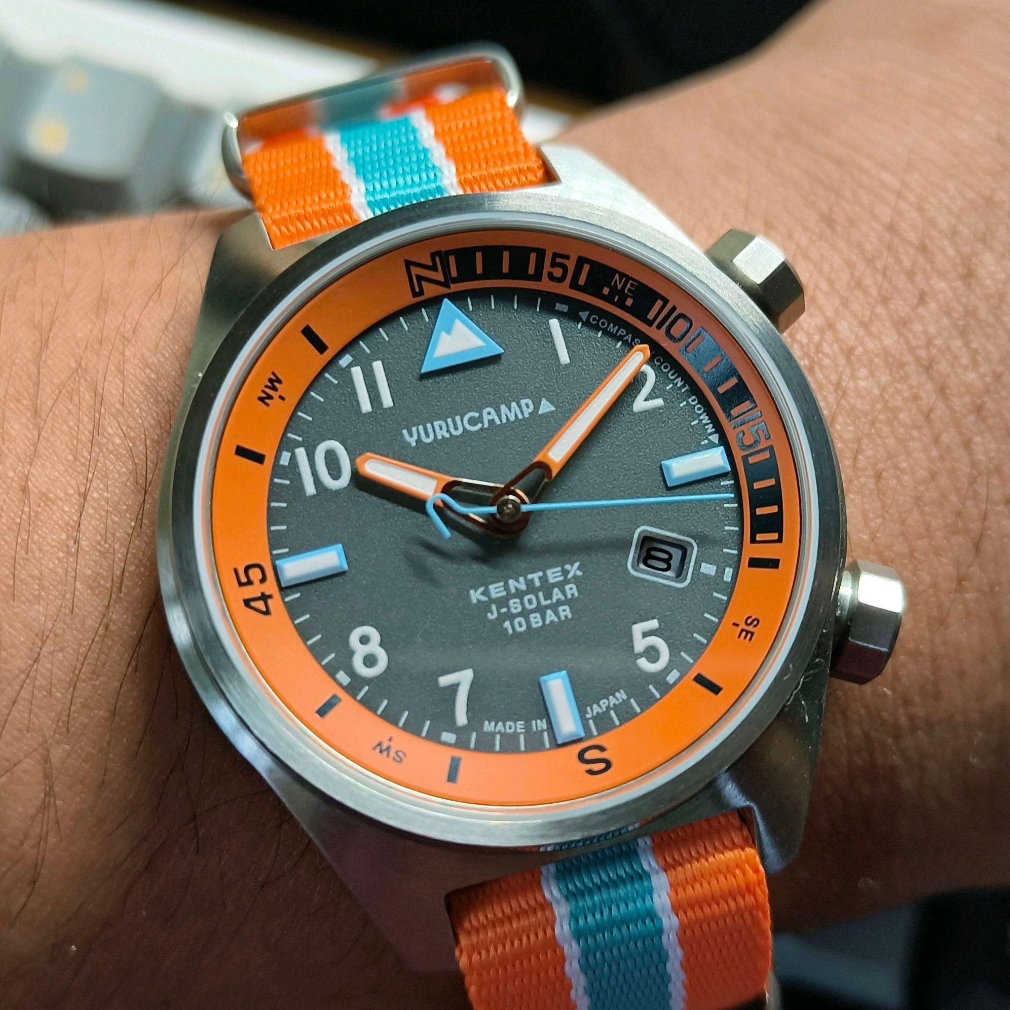 Kentex x Yurucamp Collaboration Watch Model 2021 | WatchCrunch