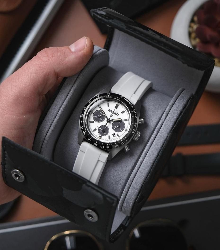 The Seiko Speedtimer on WIS Polar White 🙌 | WatchCrunch