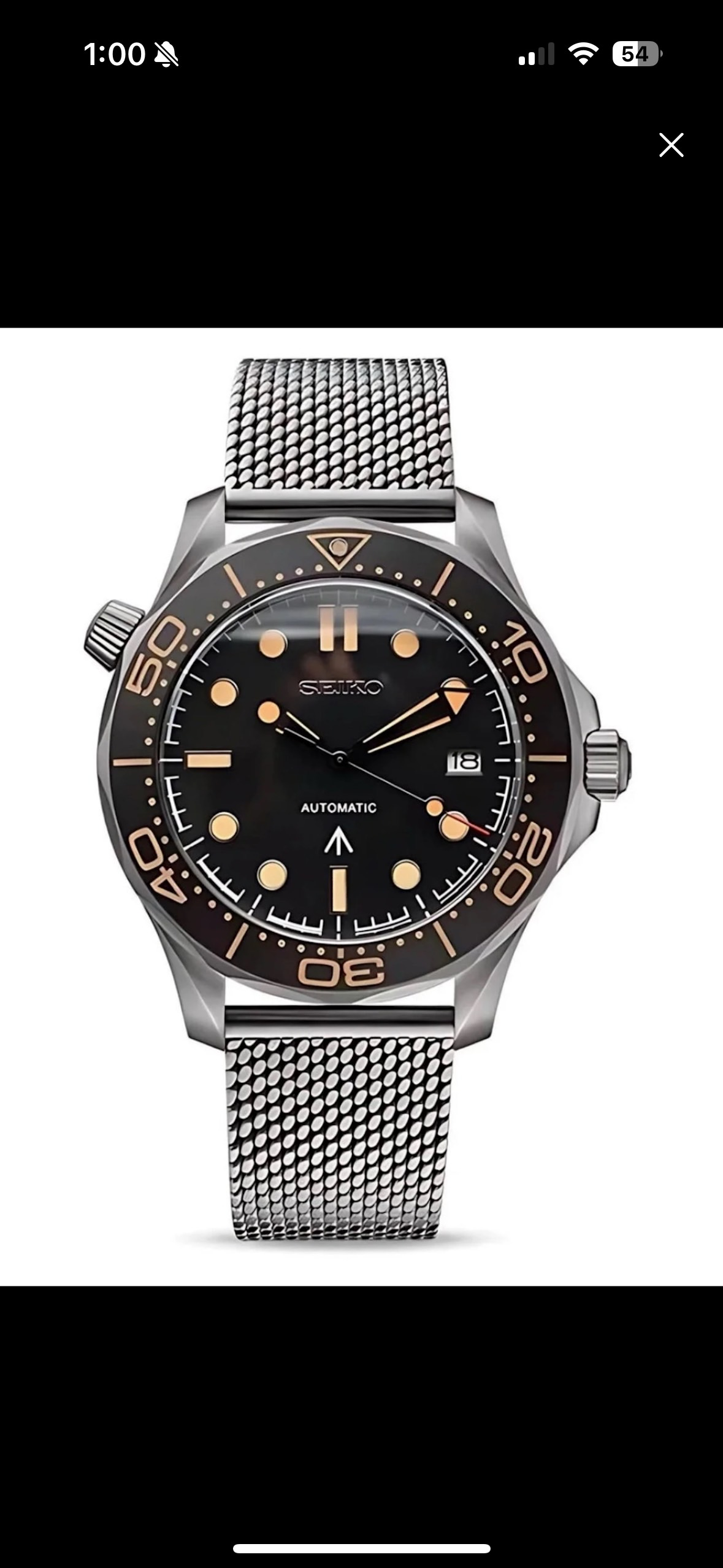 Seiko master James Bond 007 Modification | WatchCrunch