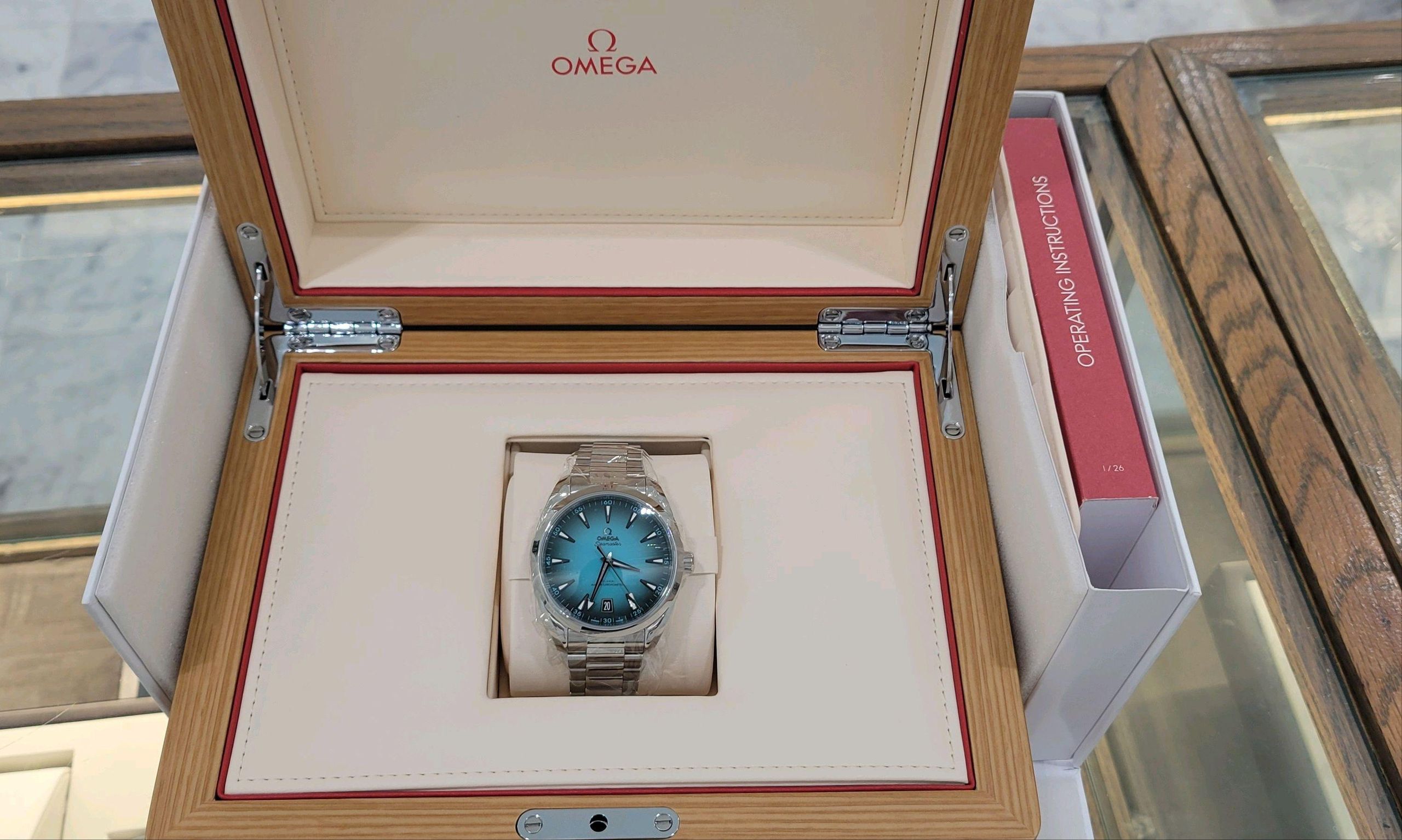 Omega seamaster aqua terra turquoise | WatchCrunch