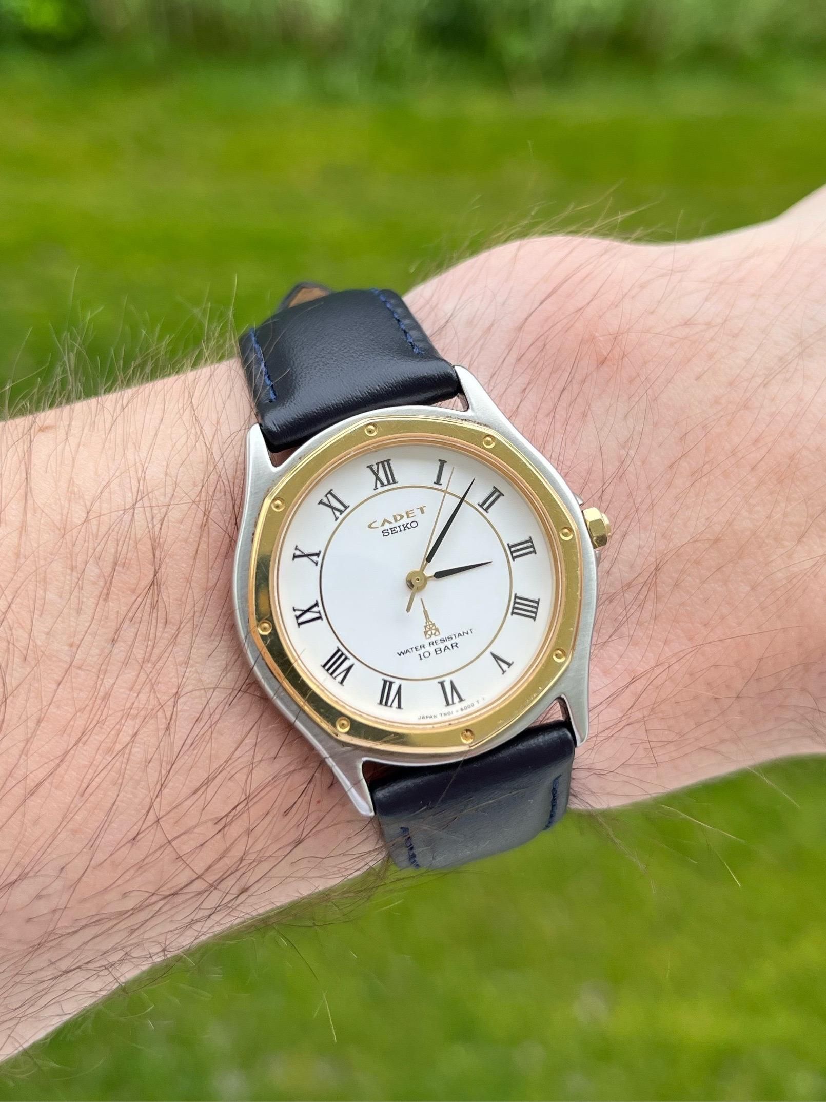 I finally bought a Cartier San-I mean…a Seiko Cadet! My new “Seiko ...