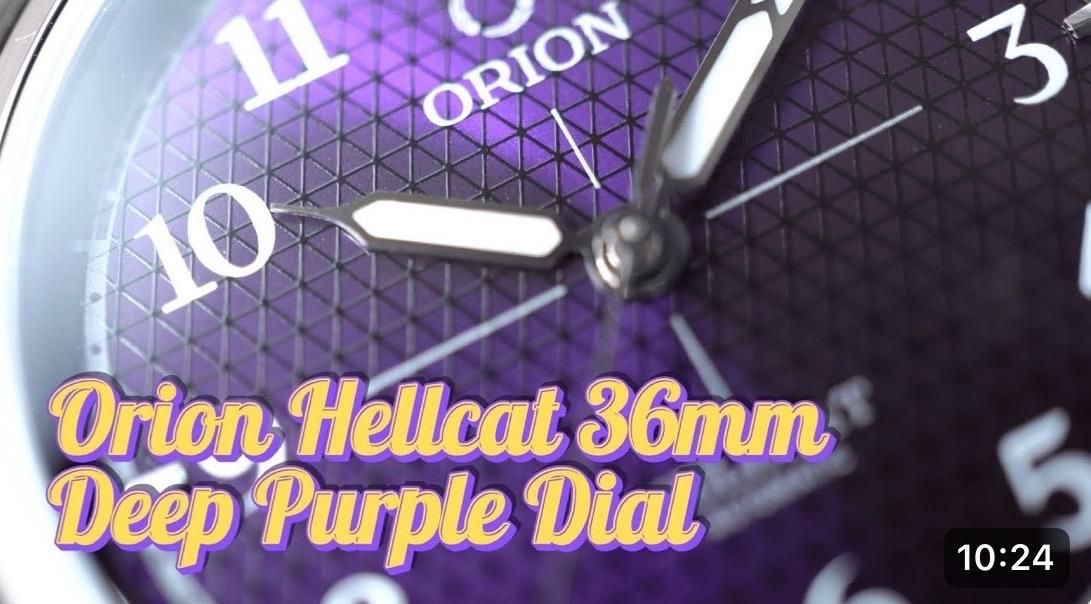 New Orion Hellcat 36mm - Deep Purple | WatchCrunch