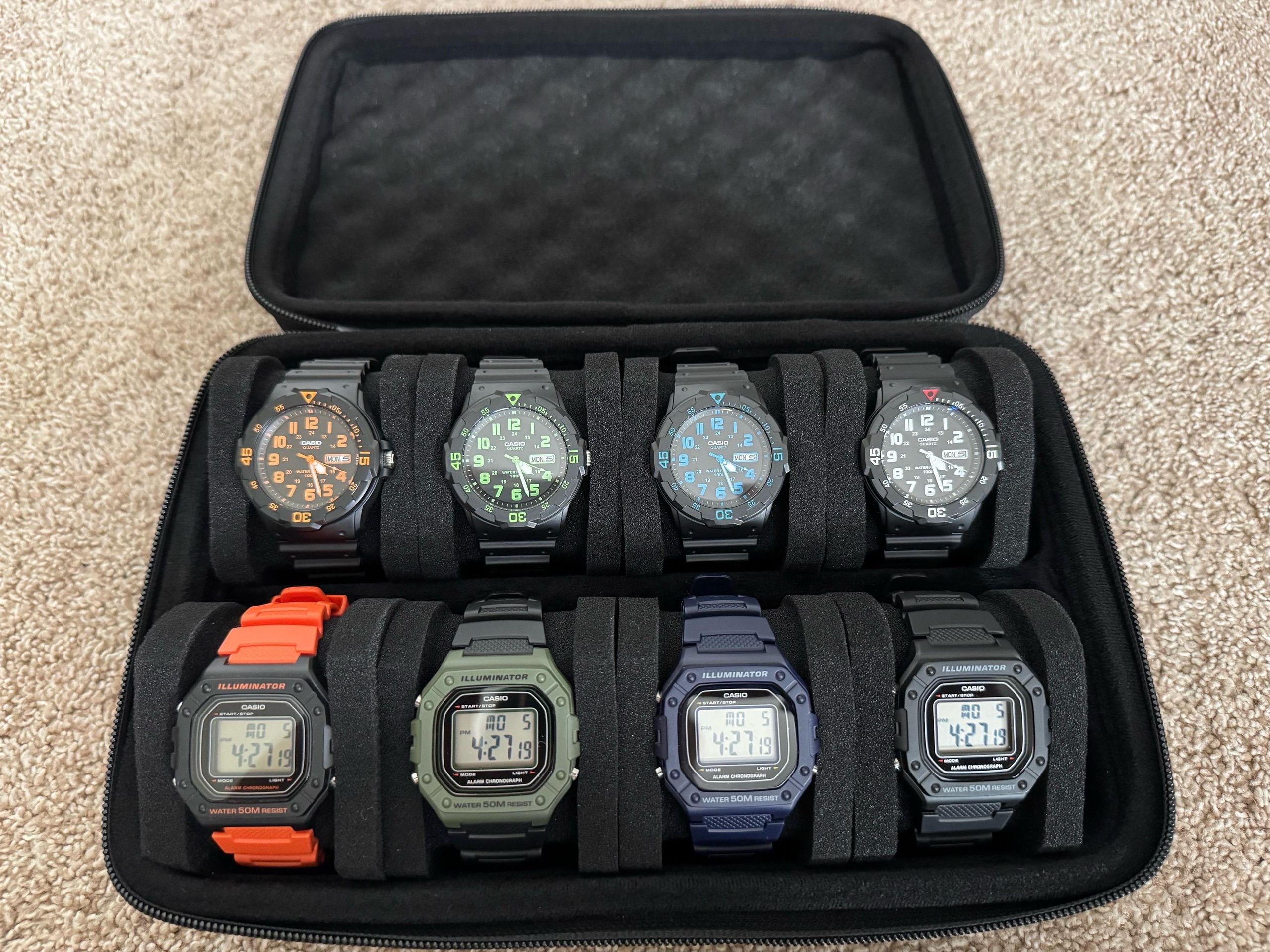 Casio MRW200H & W218H box | WatchCrunch