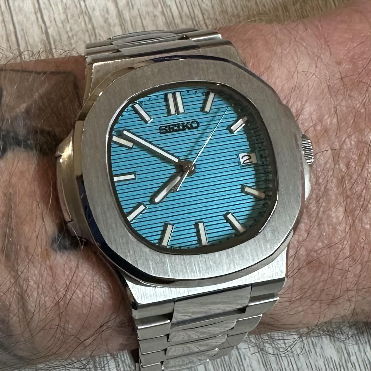 Tiffany Nautilus Seiko Mod | WatchCrunch