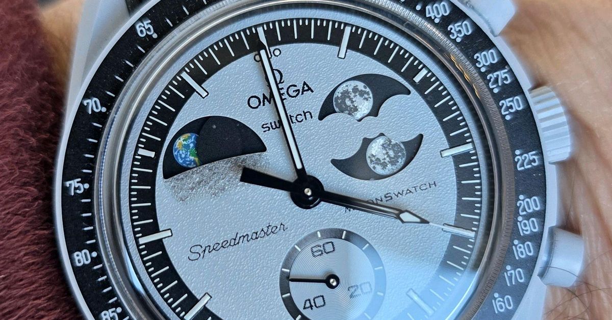 MoonSwatch - Earthphase | WatchCrunch