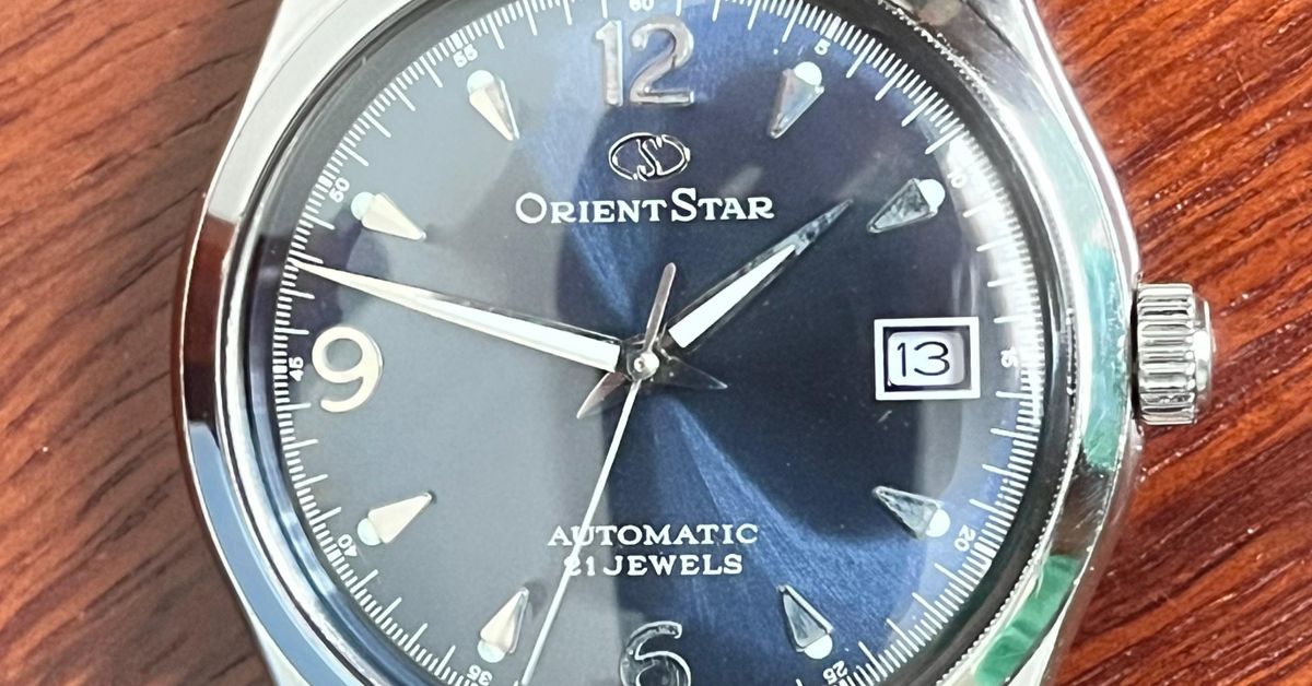 NWA! Orient Star “Explorient”, but this time in blue | WatchCrunch