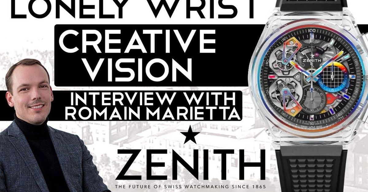 Meet the Man behind Zenith’s Creative: Romain Marietta | WatchCrunch