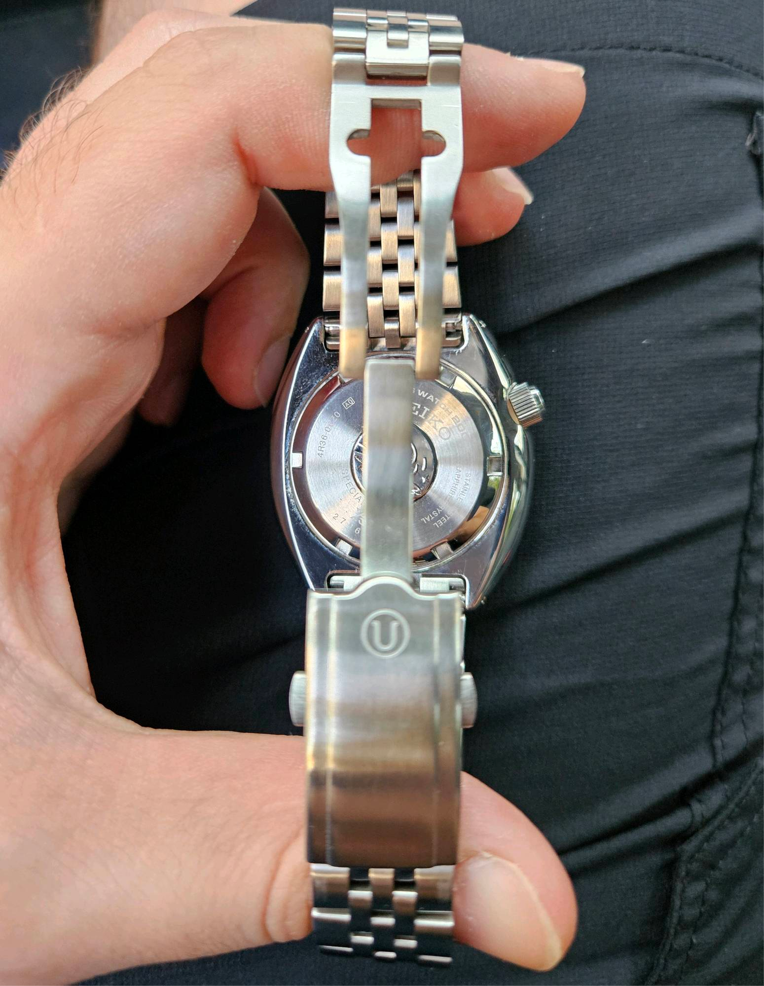 A small review of Uncle Seiko Double Button Milled Z199 Clasp | WatchCrunch