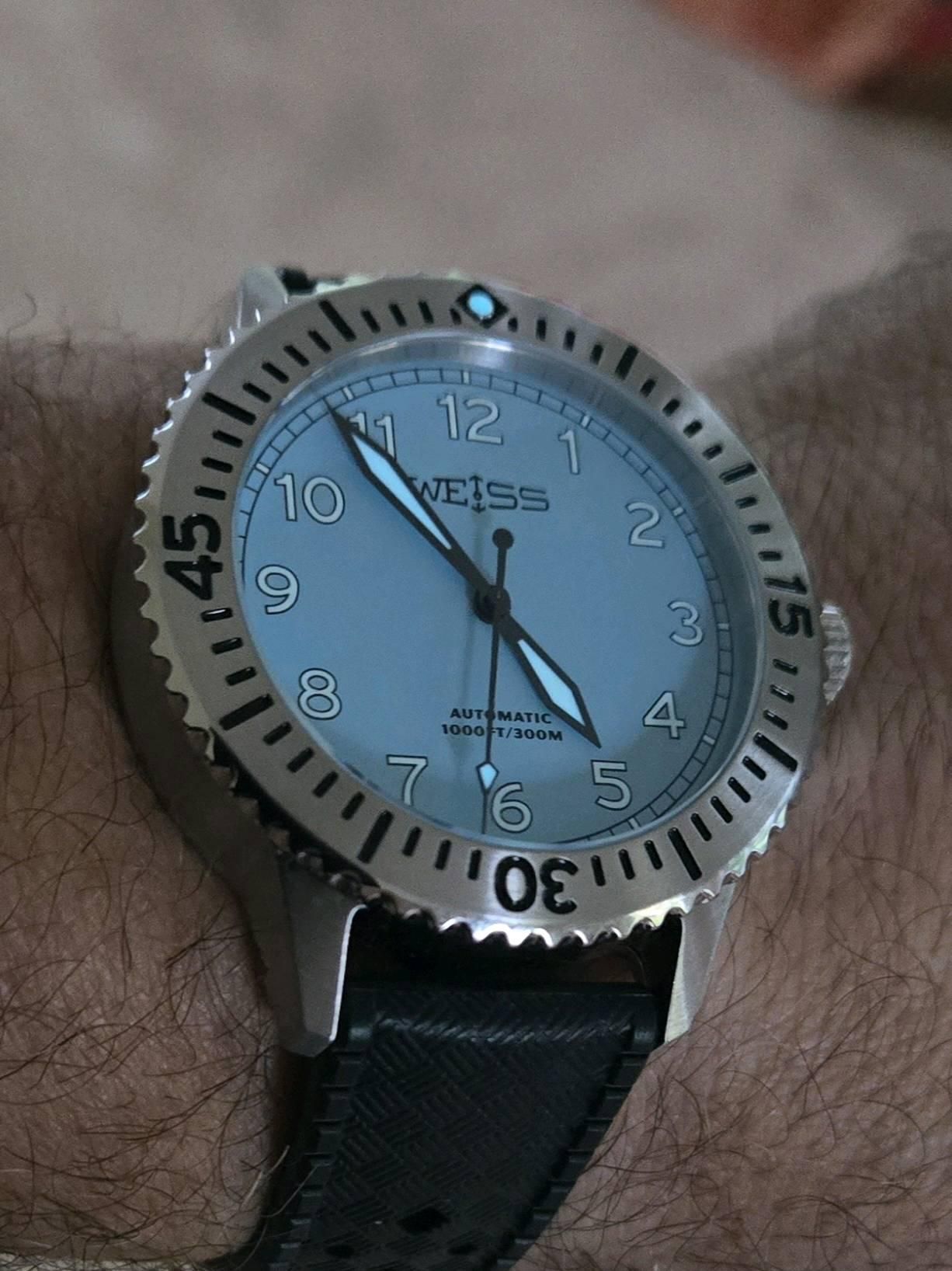 My first Weiss. *Limited Edition* 42mm Standard Issue Dive Watch: Ocean ...