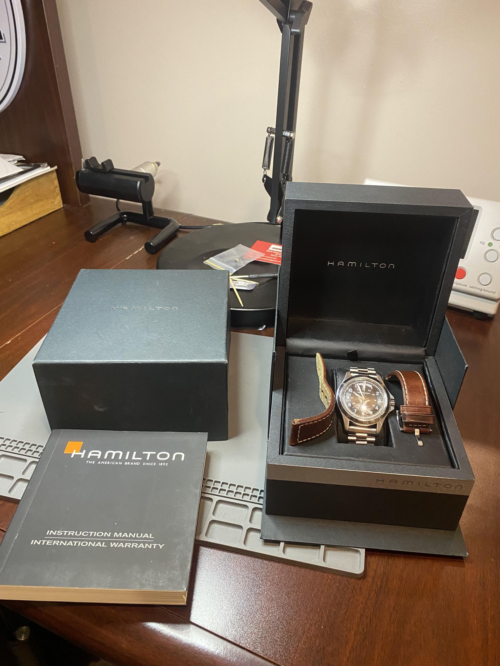 Pre-Owned Hamilton Hamilton Khaki Field King For Sale
