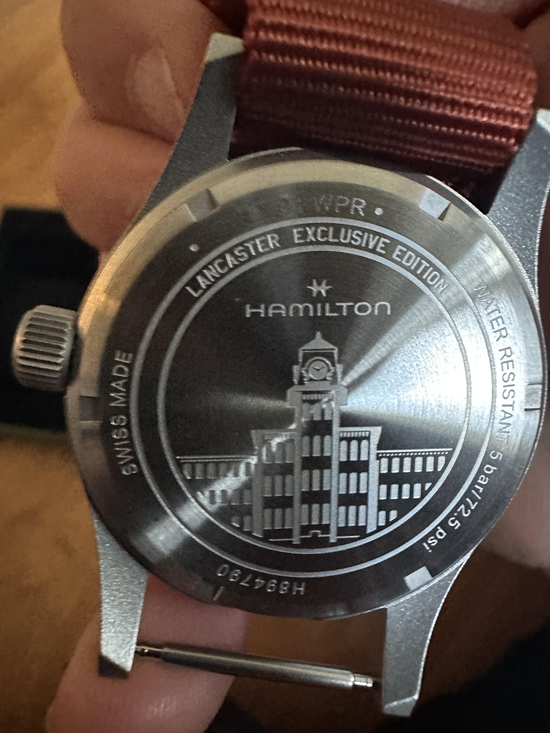 A birthday gift and Lancaster Watch Weekend souvenir - Hamilton KHAKI ...