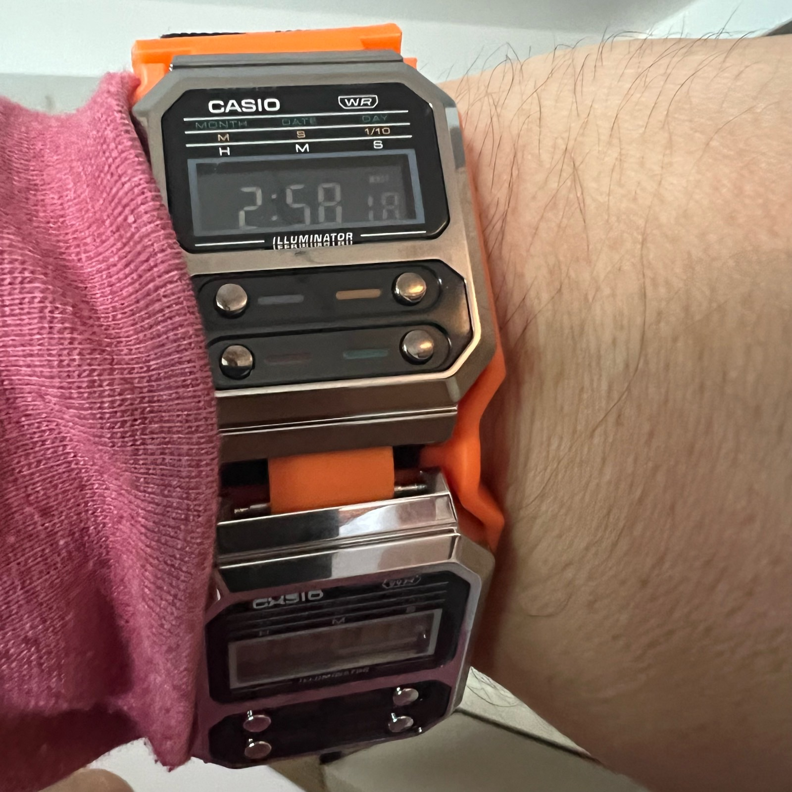 The Casio a100 Dual Time mod! Alien inspired | WatchCrunch