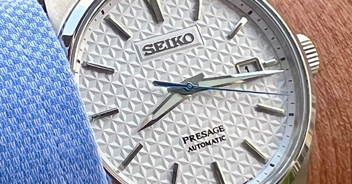 The Seiko Presage ‘Sharp Edge’ Series White (SPB165J1) | WatchCrunch