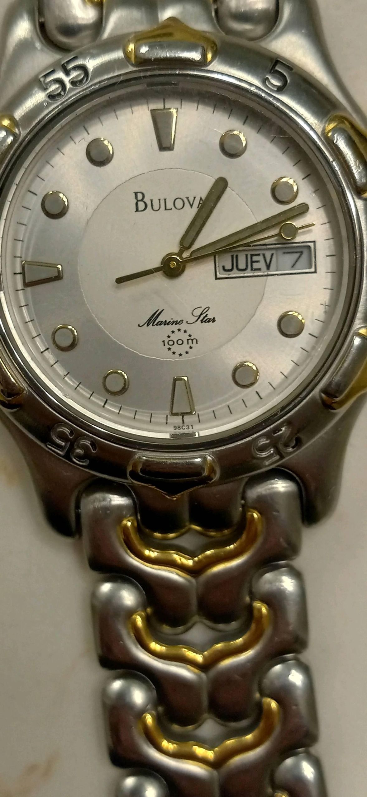 My first buy in 1999.. Bulova Marine Star 98c31 | WatchCrunch