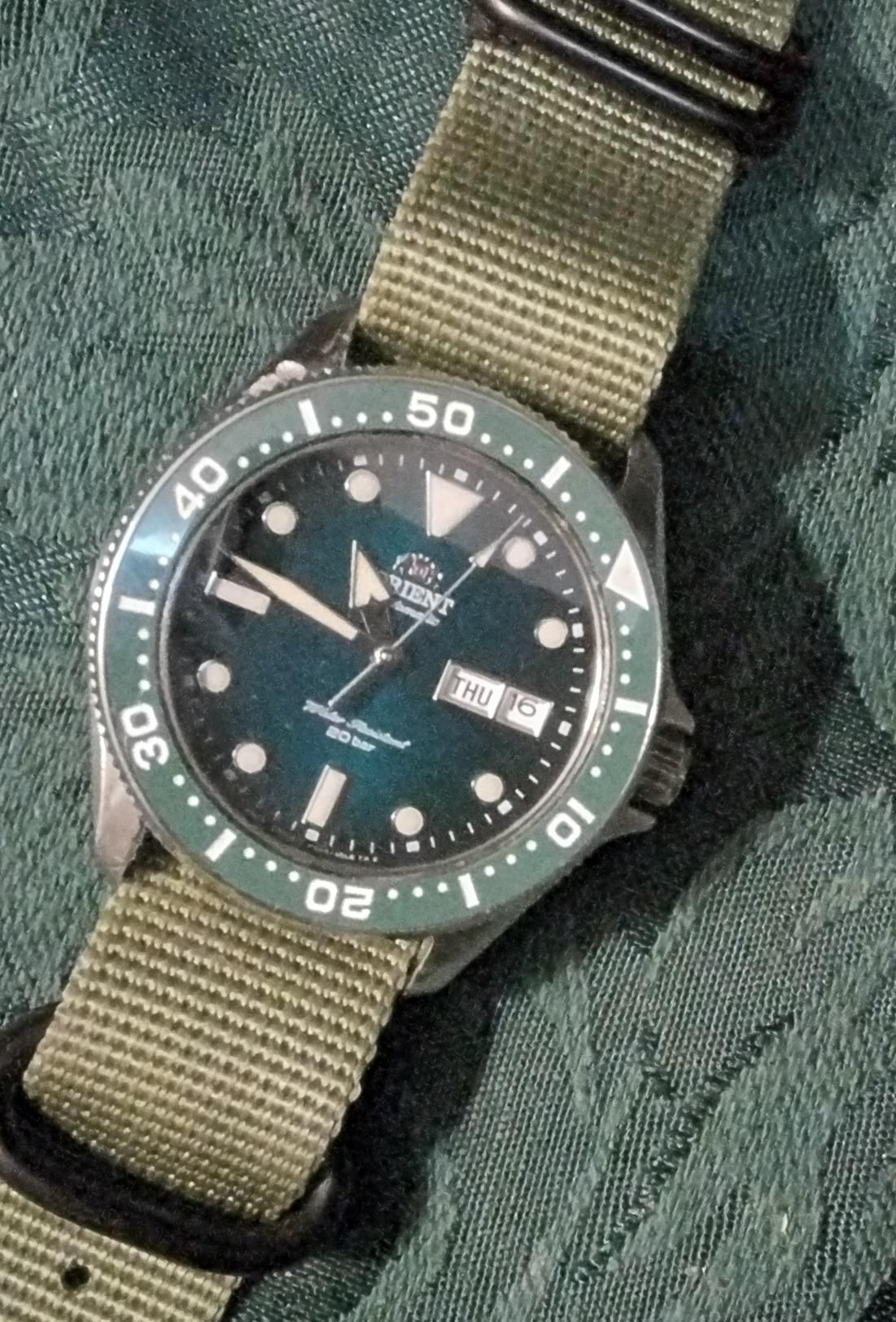ORIENT RA-AA08XXX KAMASU W NEW BEZEL/ INSERT | WatchCrunch