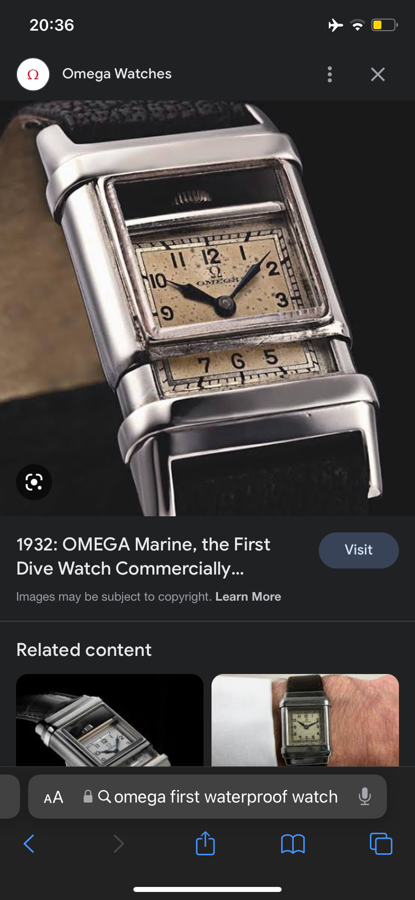 What was the "world's first waterproof watch? | WatchCrunch