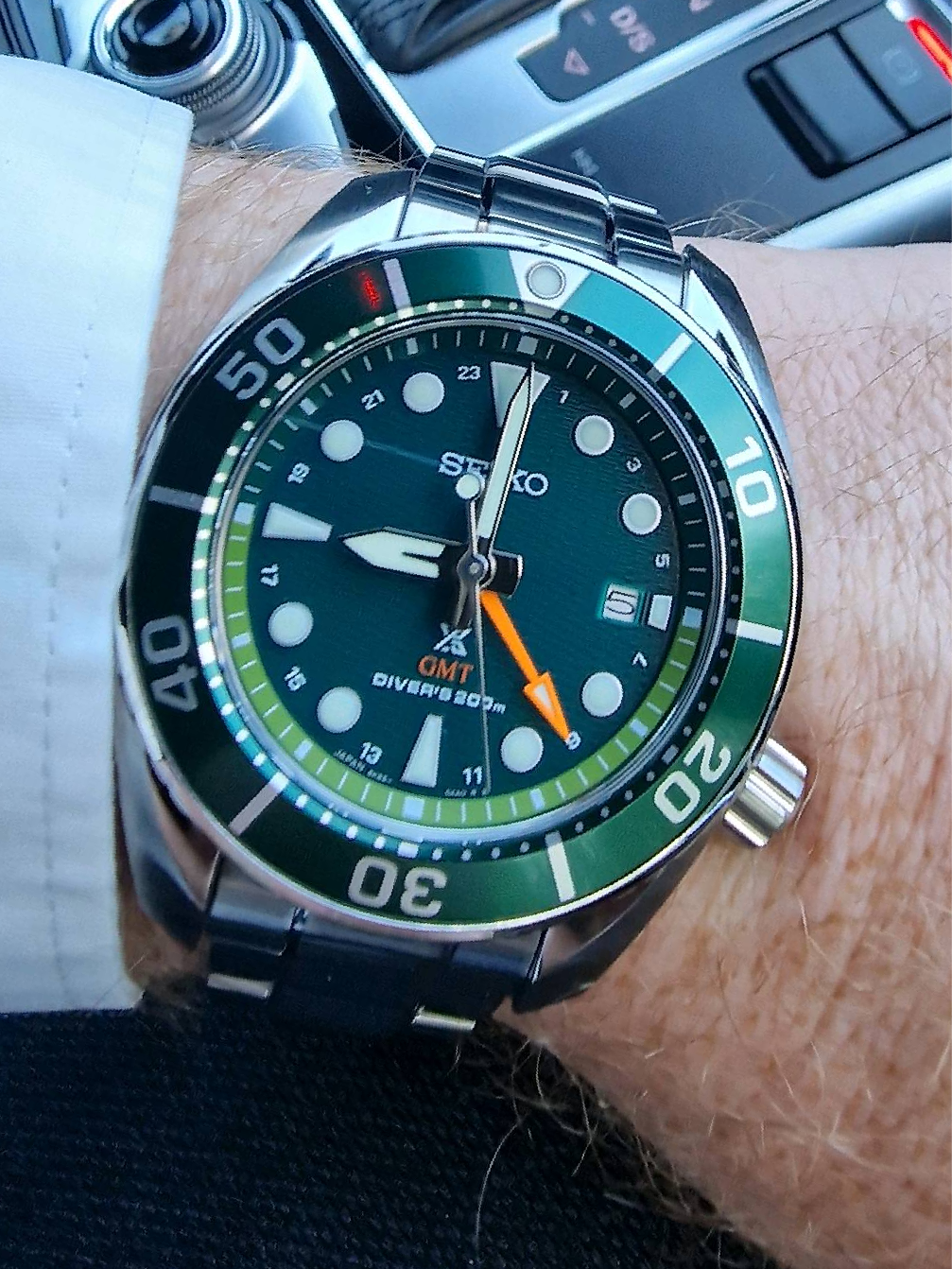 Seiko Sumo Solar GMT | WatchCrunch