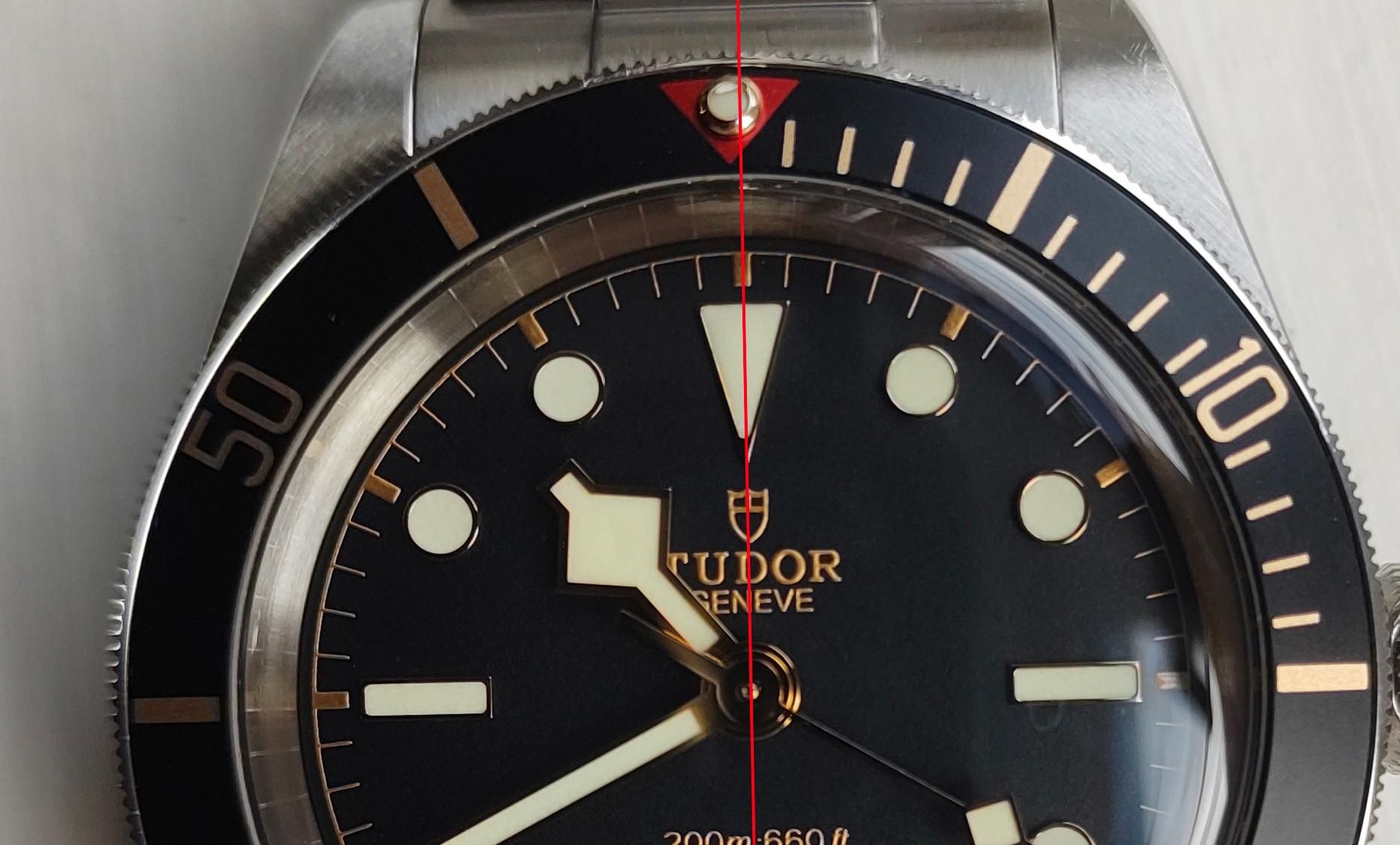 Tudor BB58 bezel insert misalignment - sharing experience | WatchCrunch