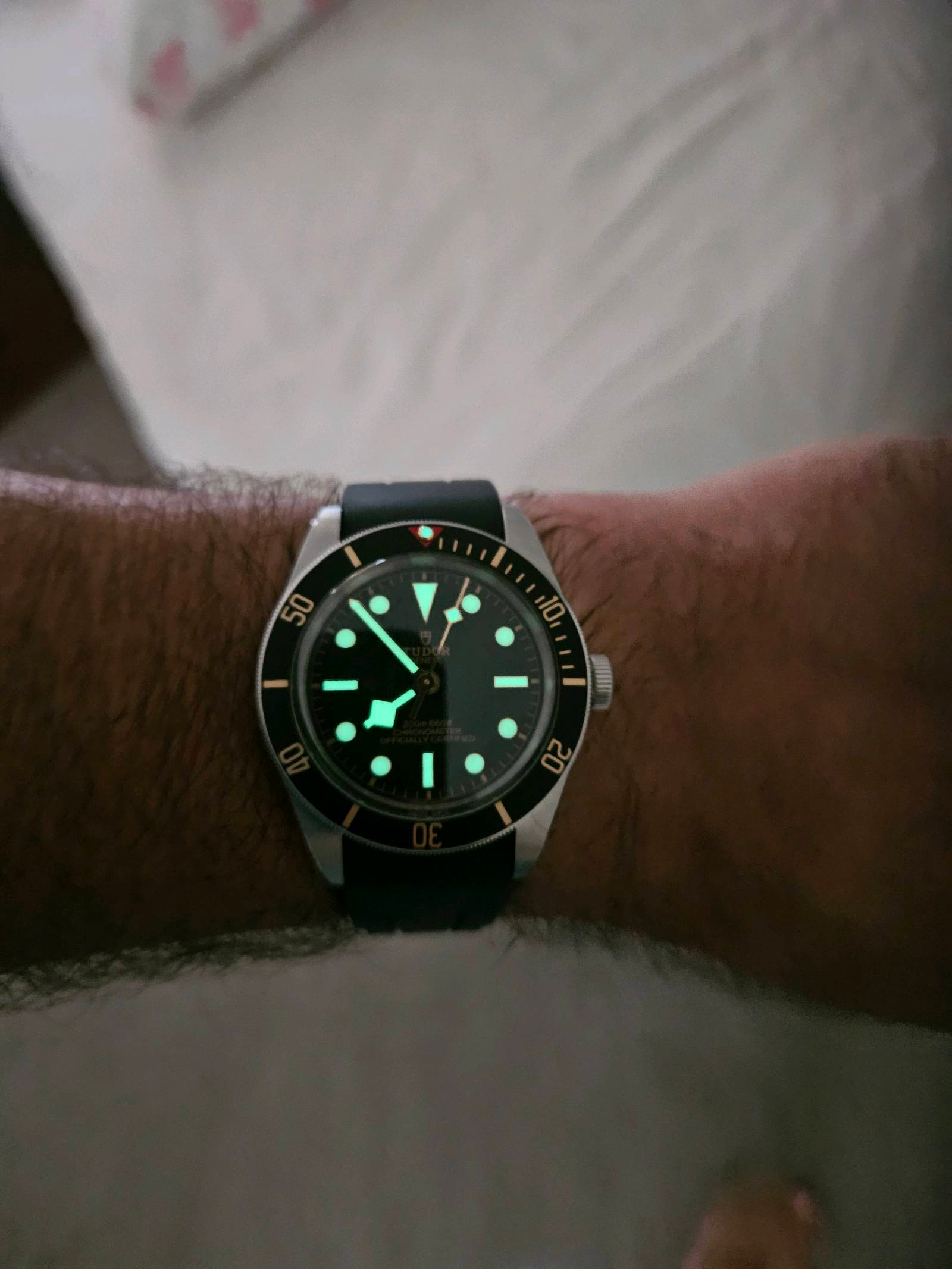 Nice lume shot with my BB58 | WatchCrunch