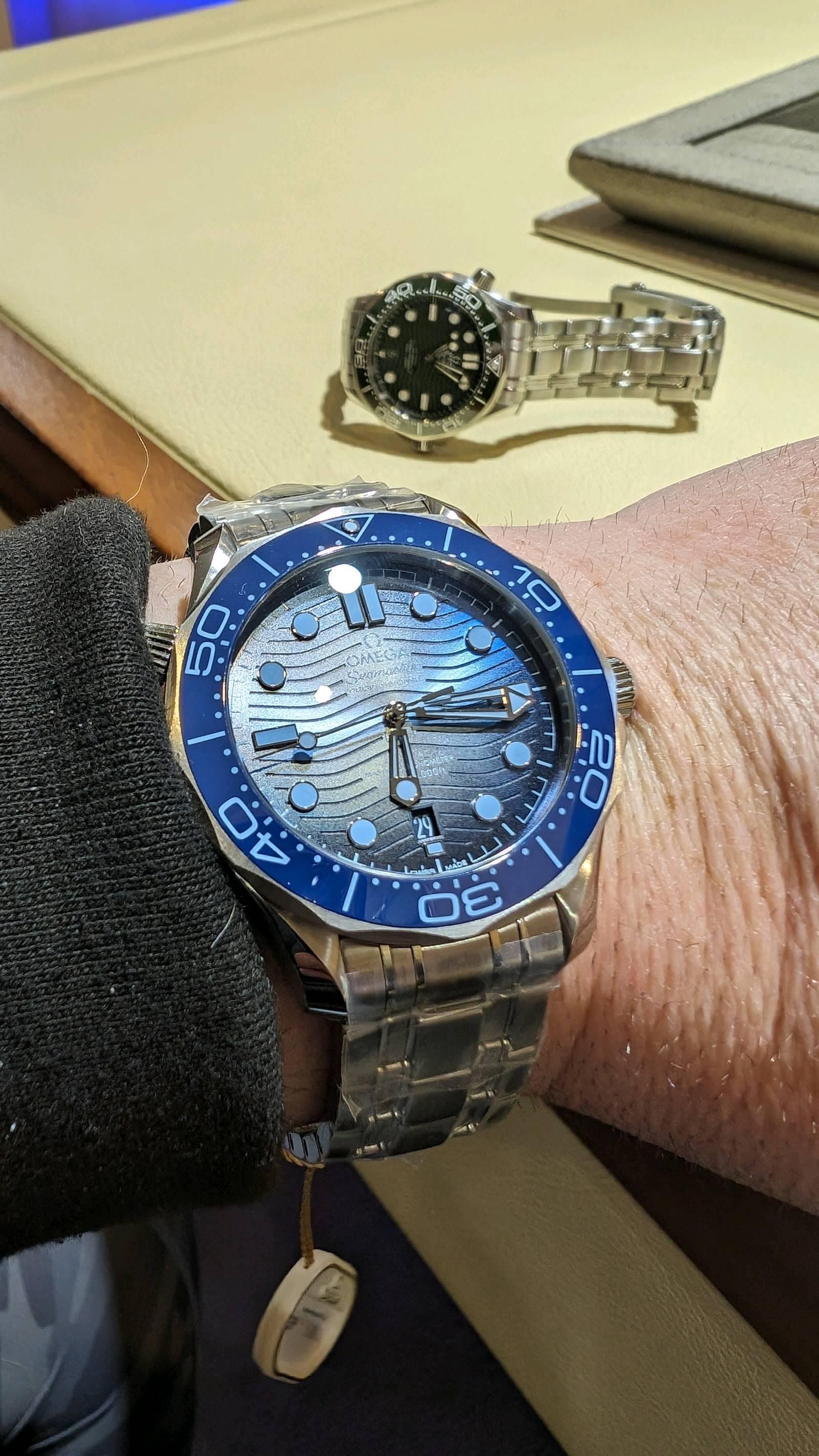 NWA - Omega Seamaster Planet Ocean "Ice Blue" | WatchCrunch