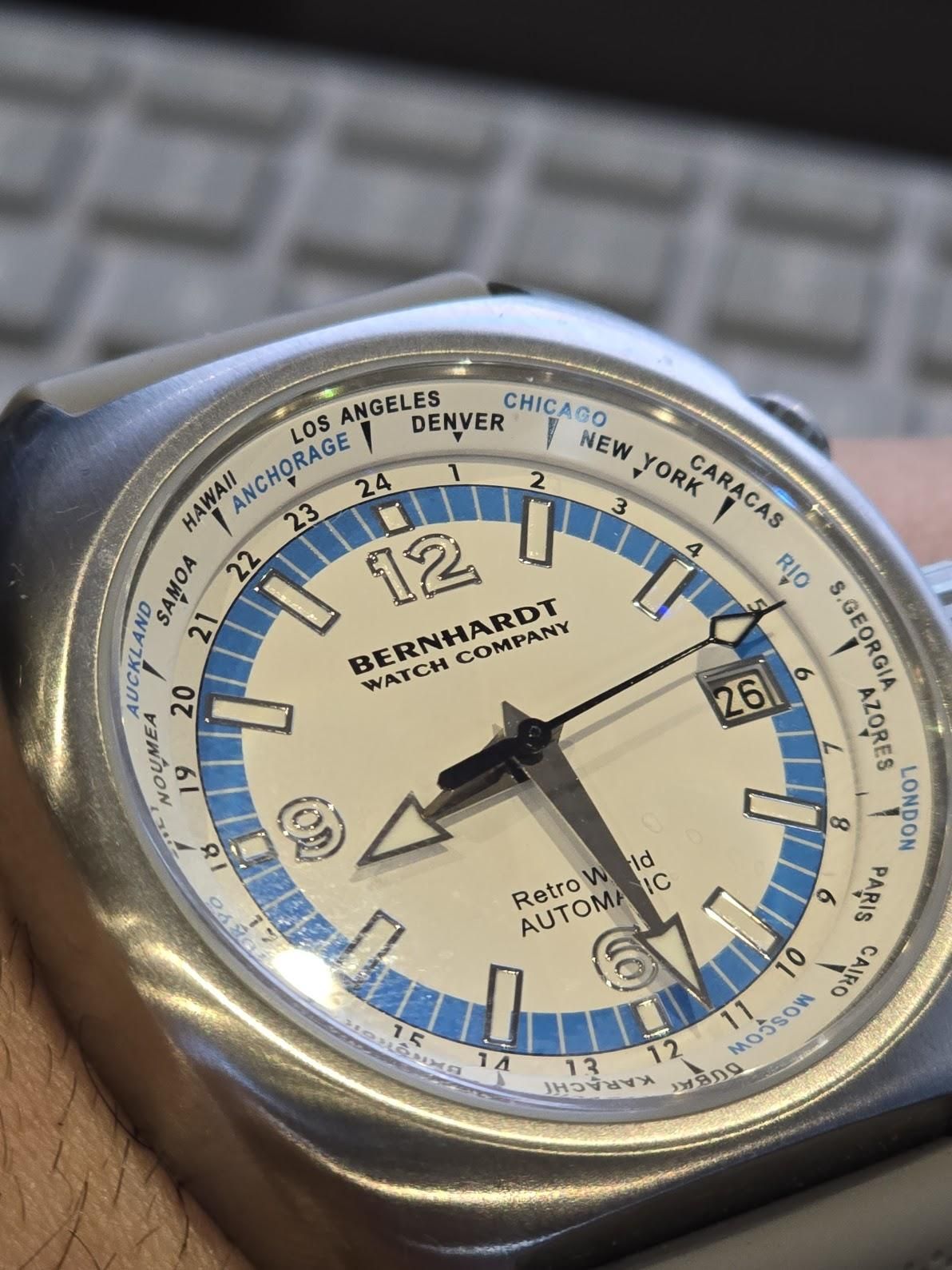 Bernhardt Retro World Automatic – One of OG Microbrands | WatchCrunch