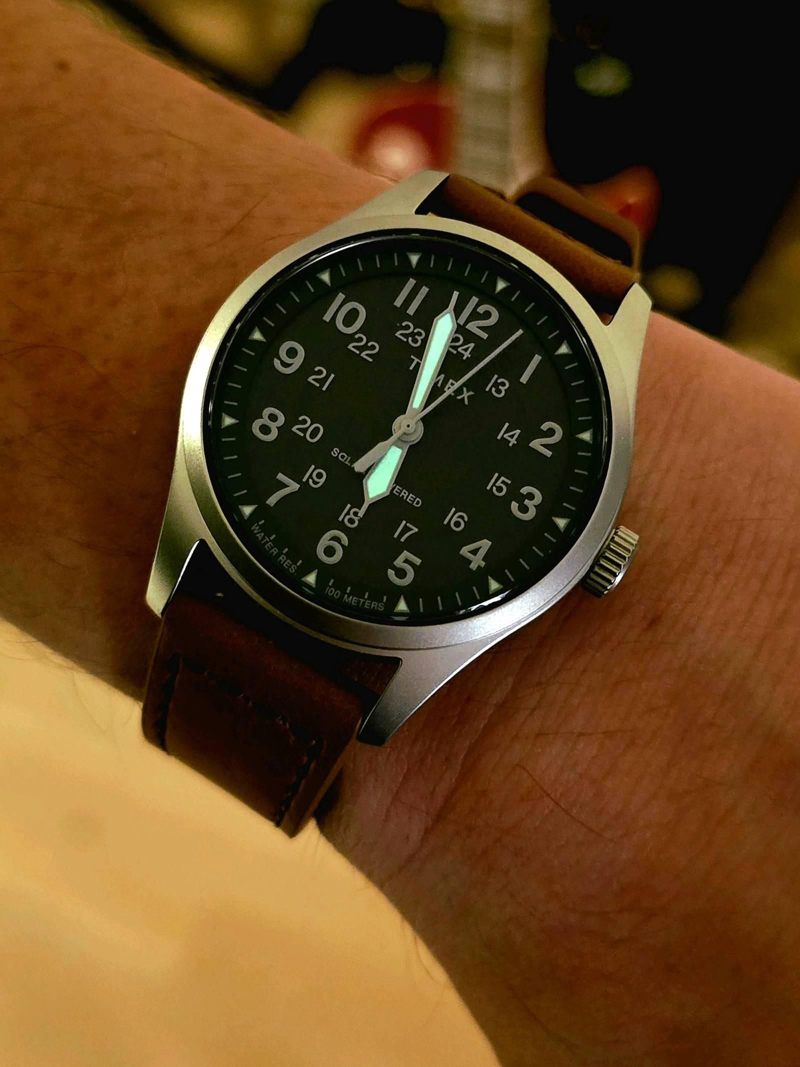 Timex Expedition North Field Post 36mm, solar powered field watch ...