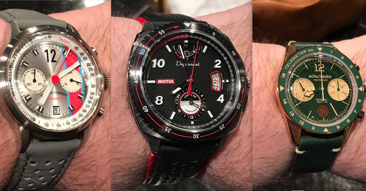 Racing Watches...put a little zip in your collection...Part 1 ...
