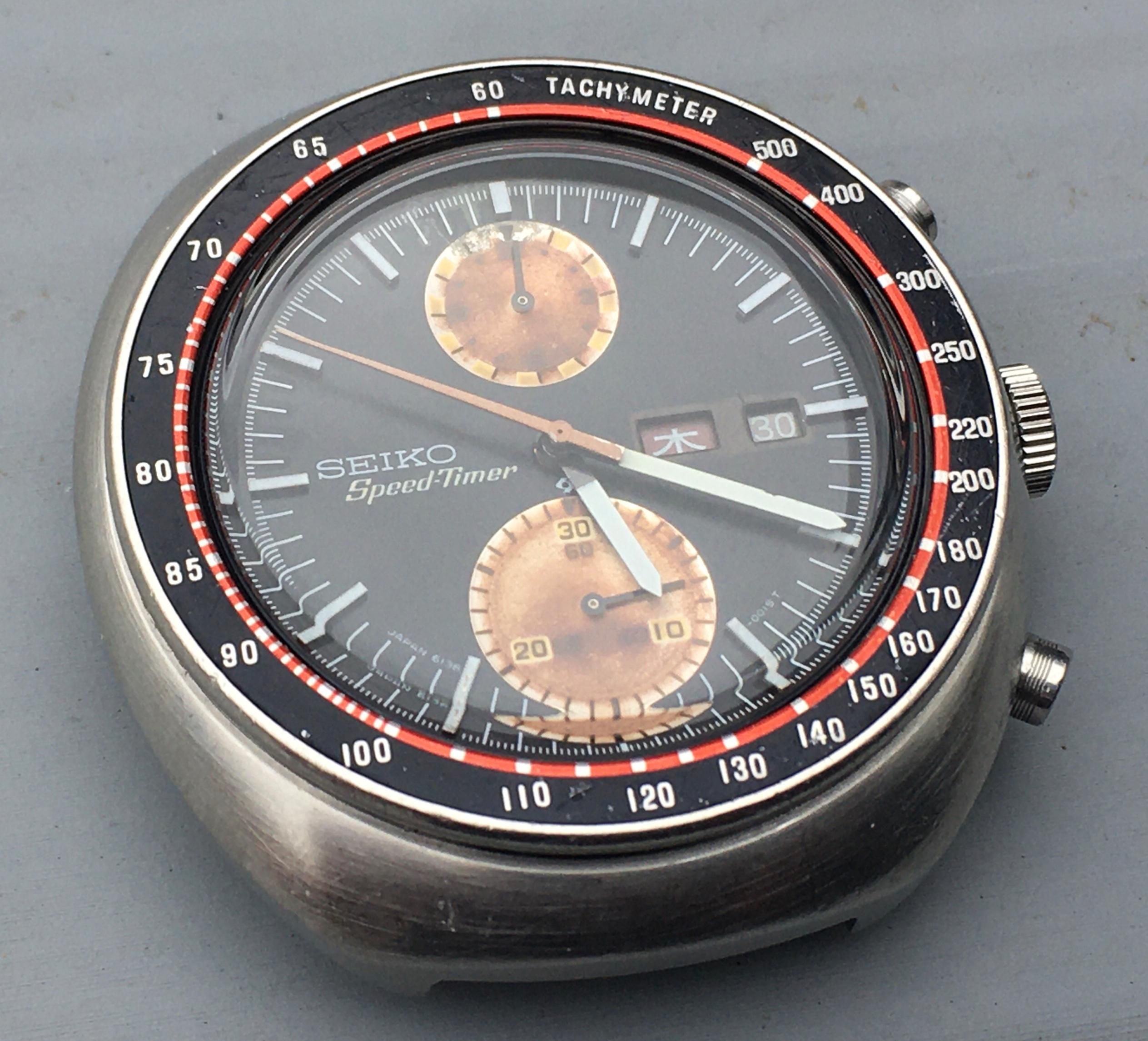 Vintage Seiko 6138 Speedtimer UFO Restoration done | WatchCrunch