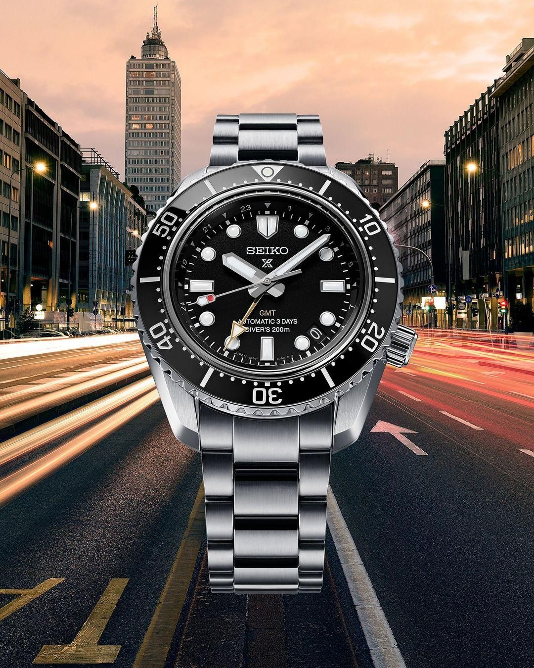 New Automatic Diver GMT from Seiko, introducing the 3 day 6R54 movement ...