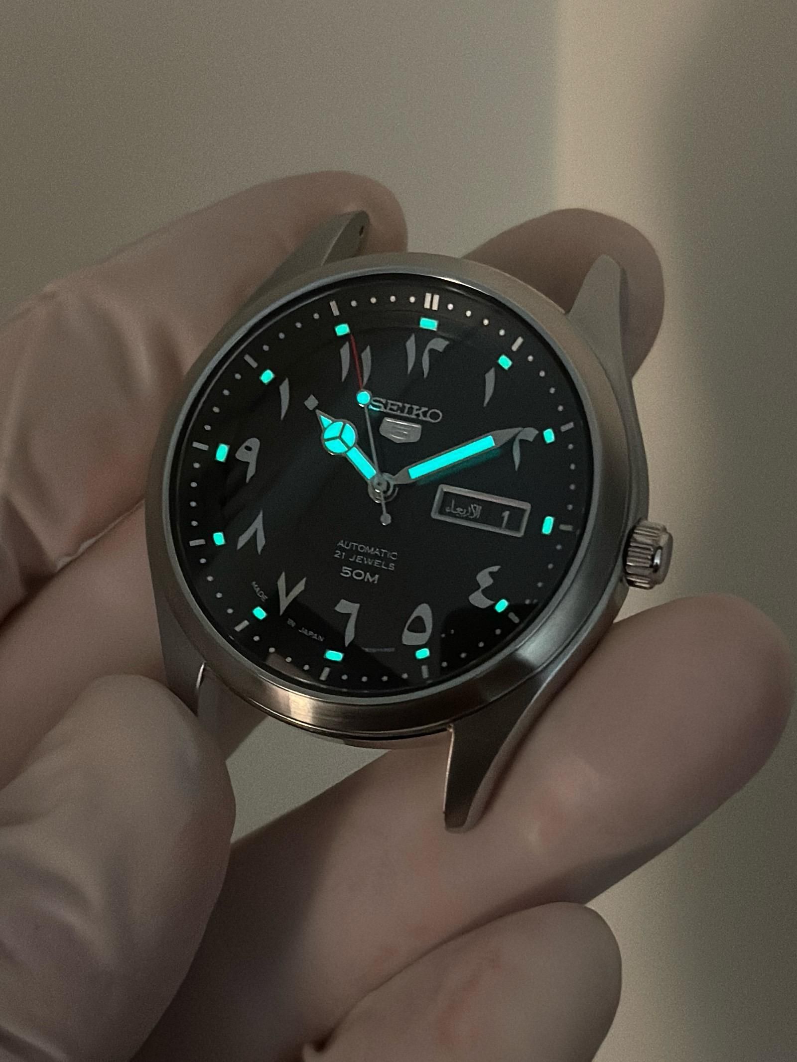 Seiko SNKP21J1 42mm (Arabic Dial) Mods | WatchCrunch