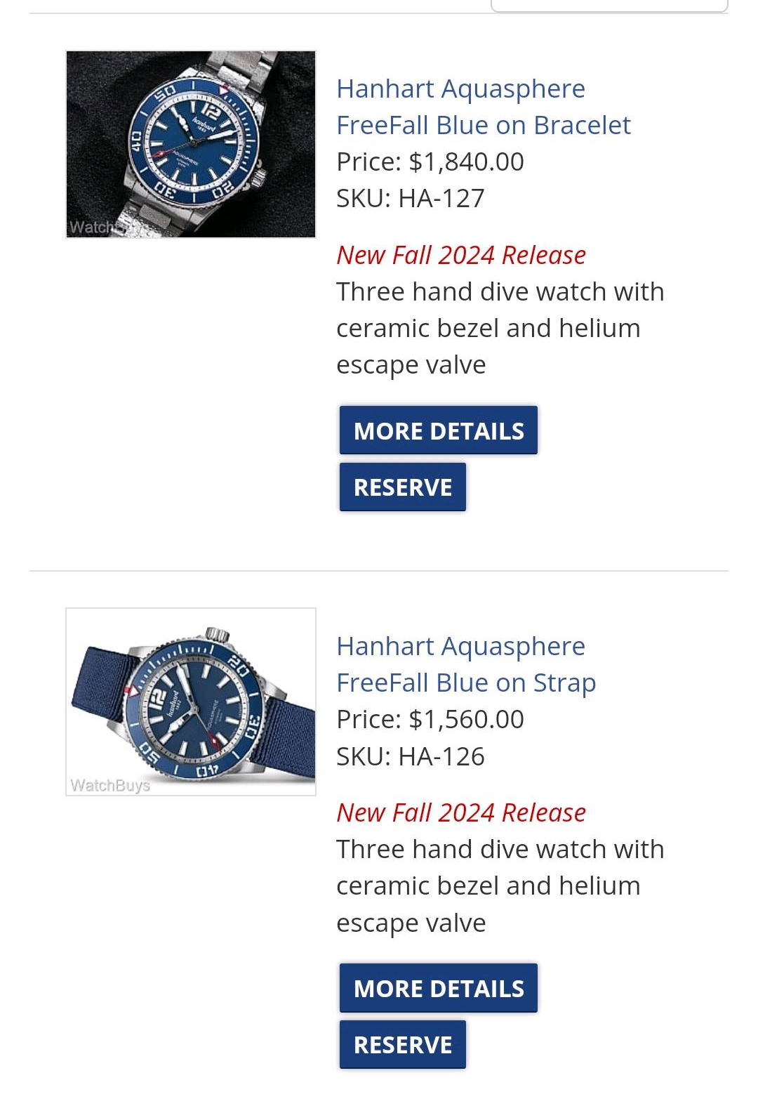 Hanhart's first ever diver | WatchCrunch