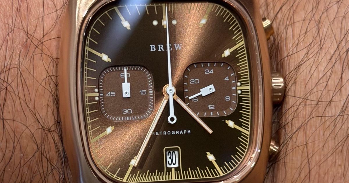 Review Brew Retrograph Espresso: Design-Driven Charm on the Wrist ...