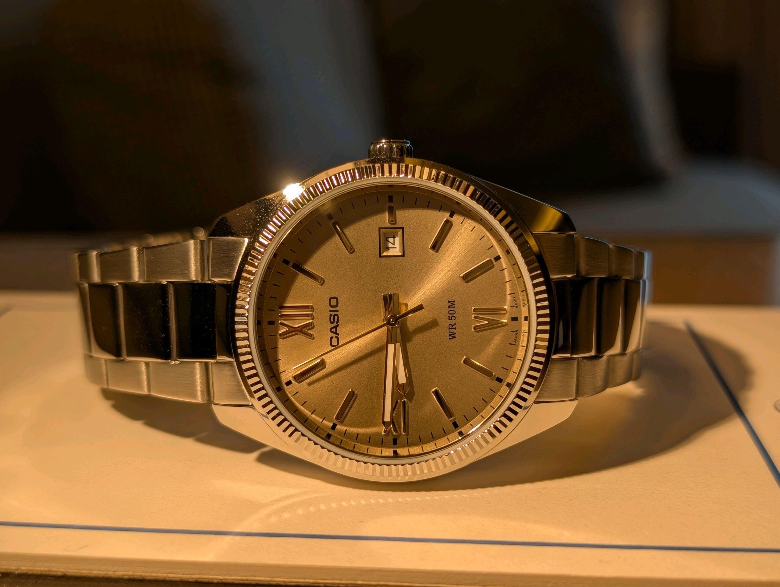 An elegant datejust homage from Casio | WatchCrunch