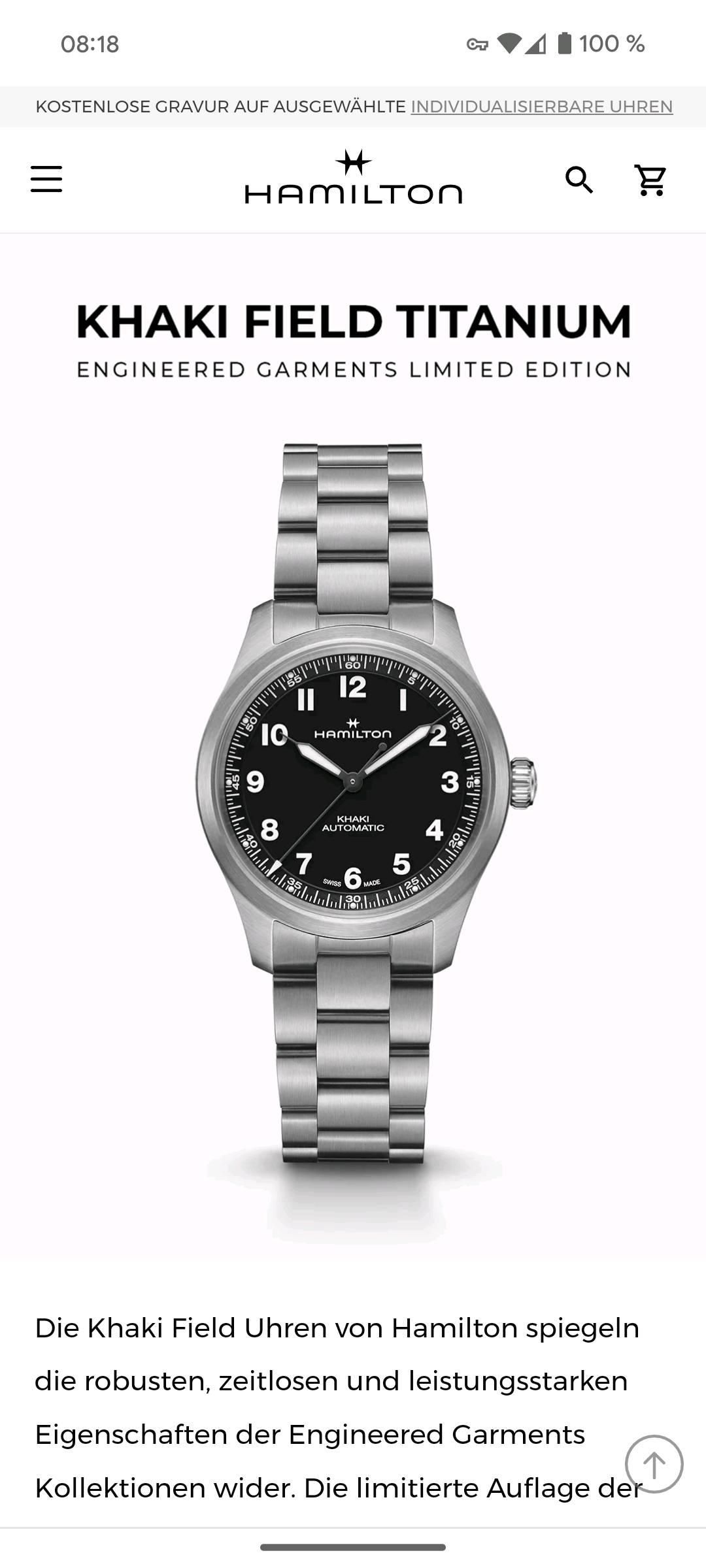 NEW Hamilton × Engineered Garments Collab | WatchCrunch
