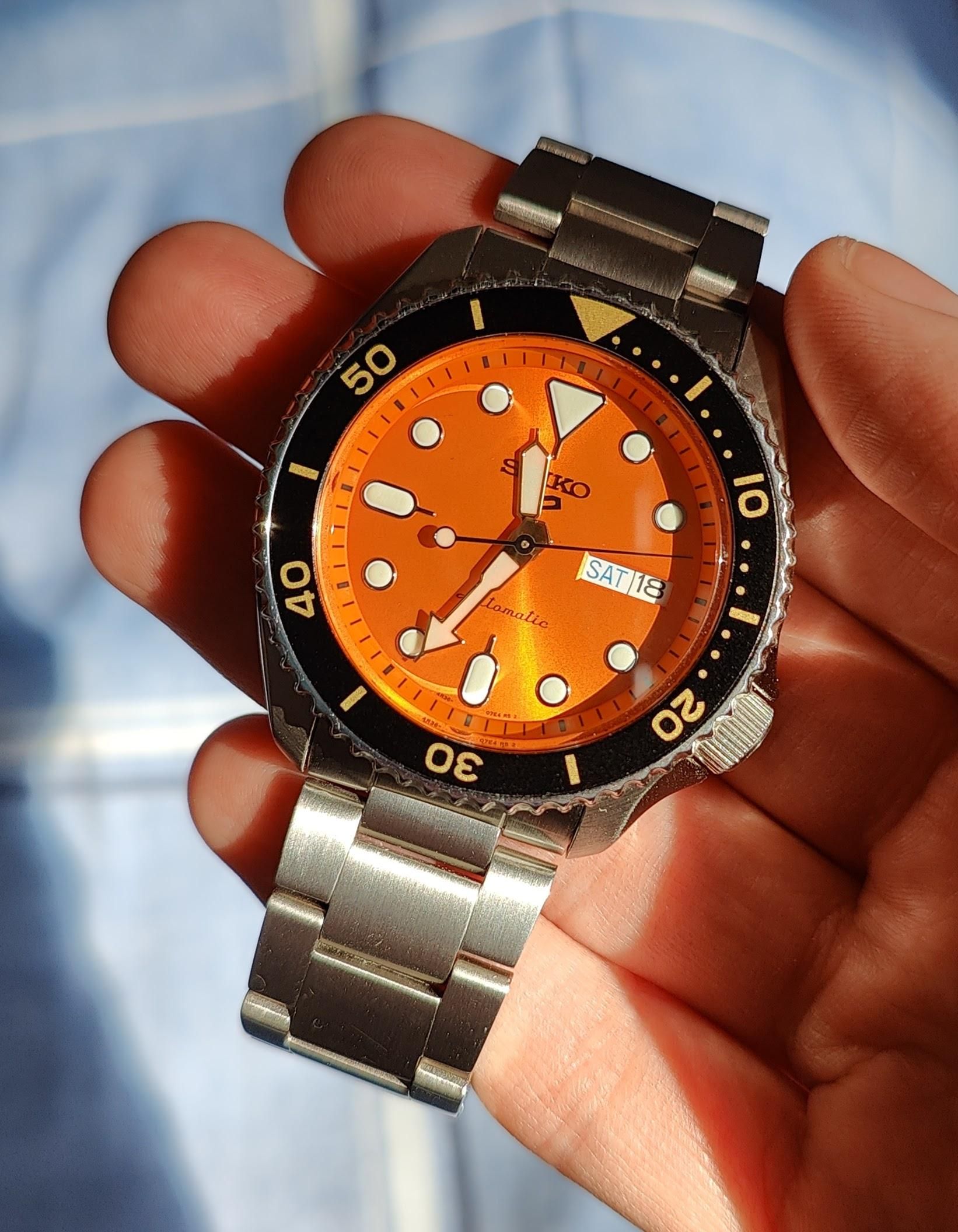 Seiko 5 SRPD59 - my first automatic 🍊 | WatchCrunch