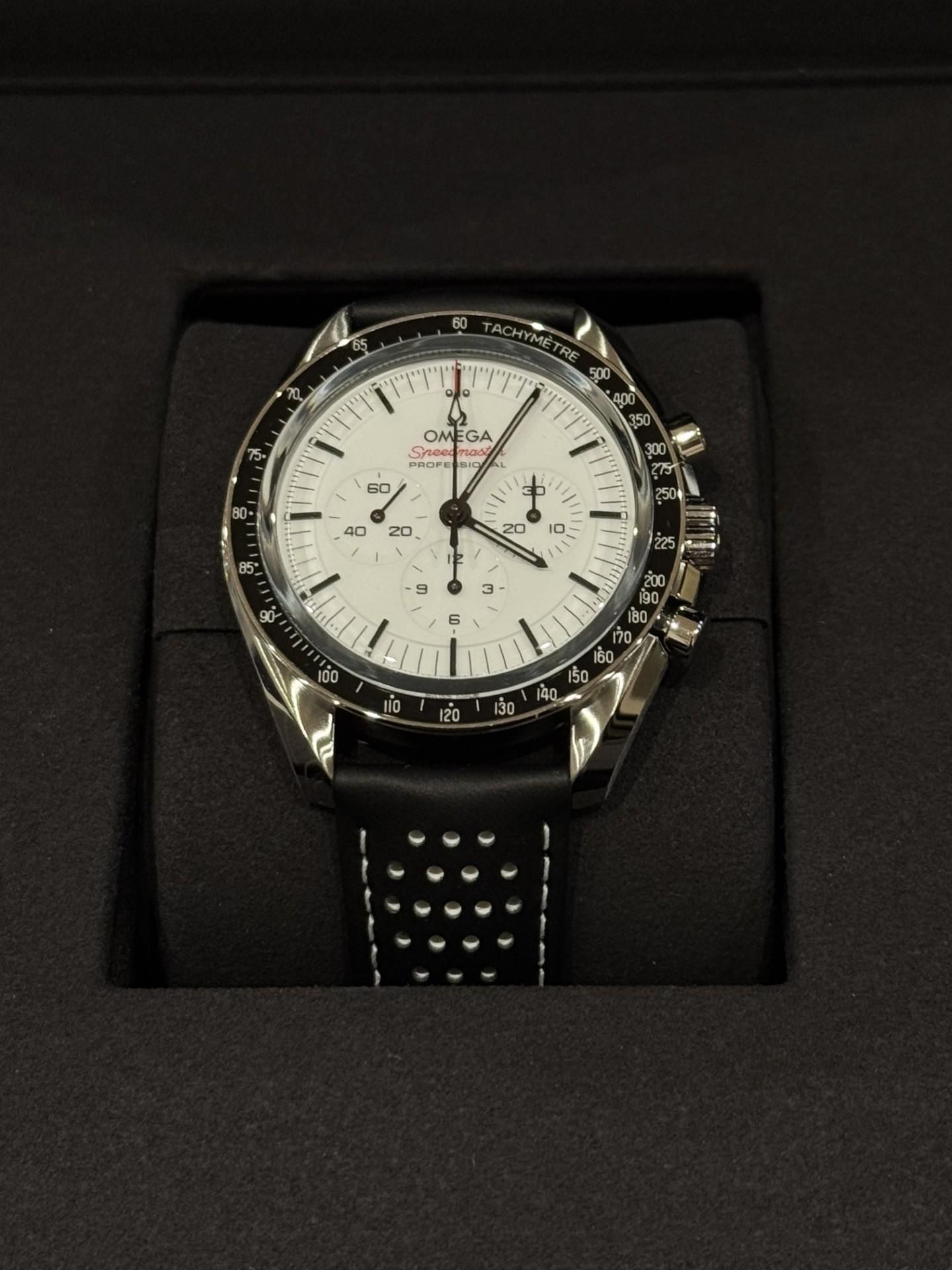 A New Excitement on A Decades-Old Icon - Omega White Dial Speedmaster ...