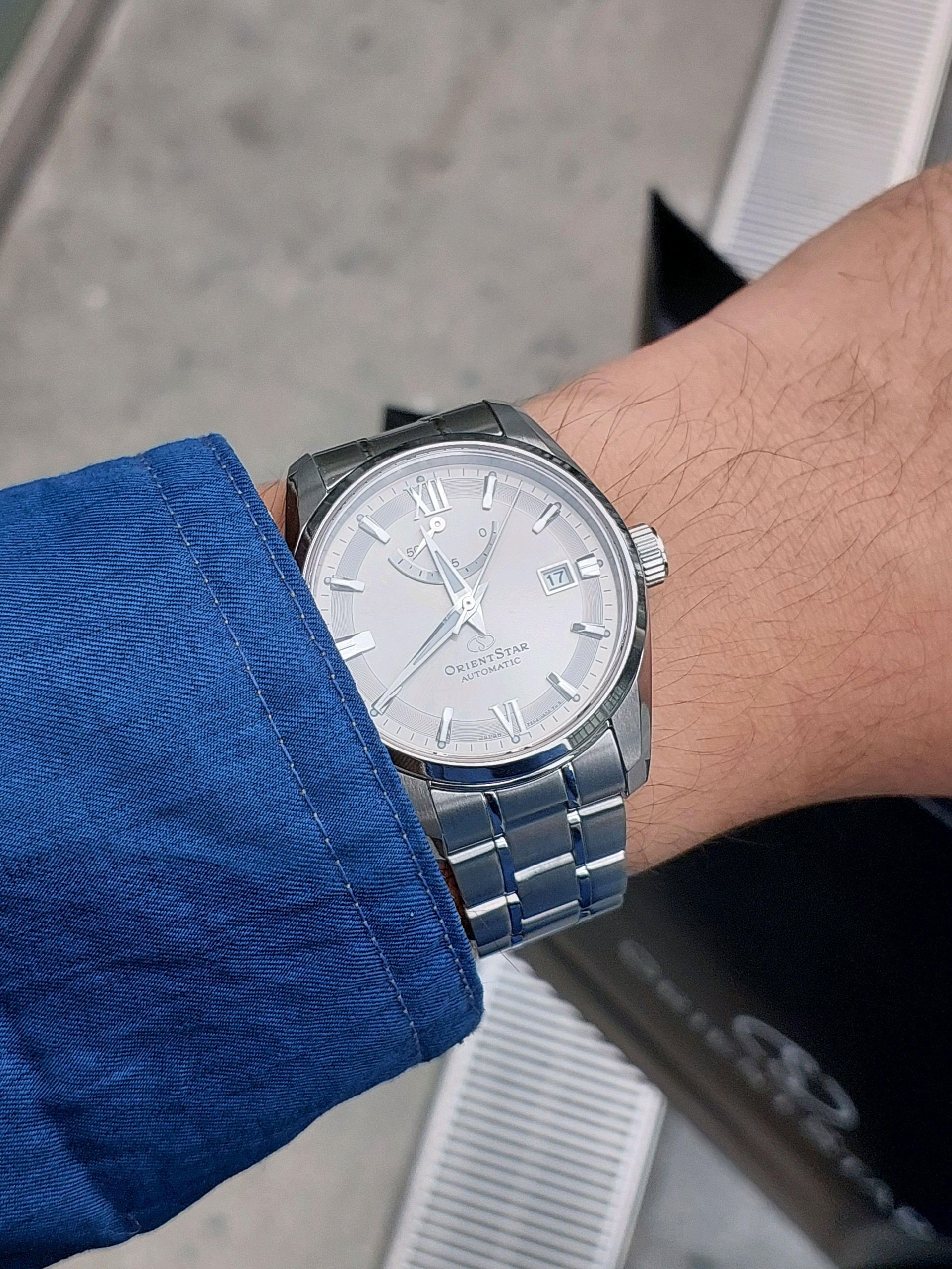 NWA: Orient Star Standard in Ice Gray | WatchCrunch