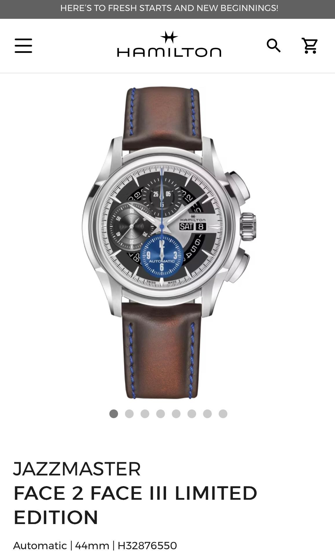New Hamilton Jazzmaster Face 2 Face | WatchCrunch