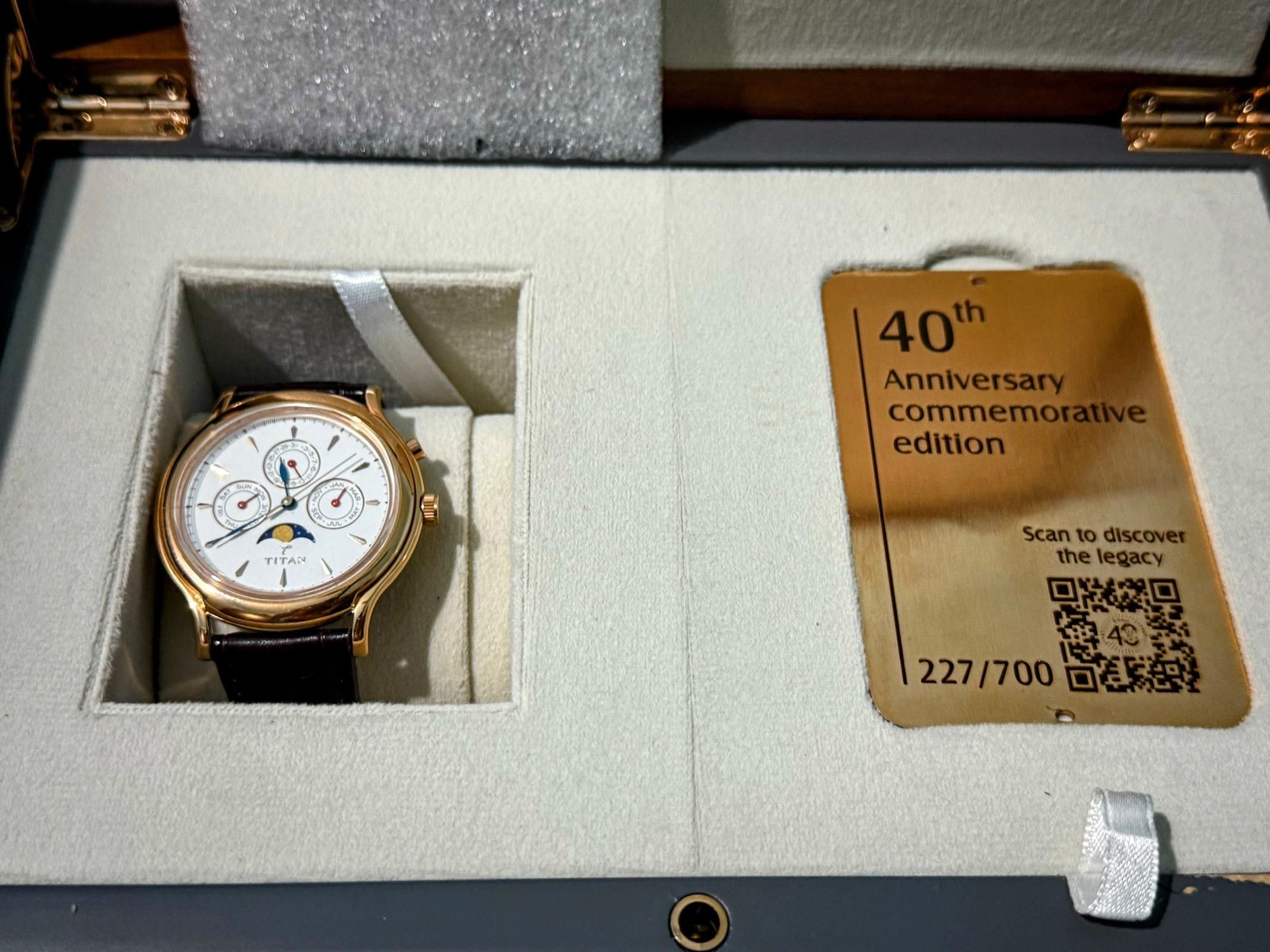 New Watch Alert: Titan 40th Anniversary Multifunction Moonphase ...